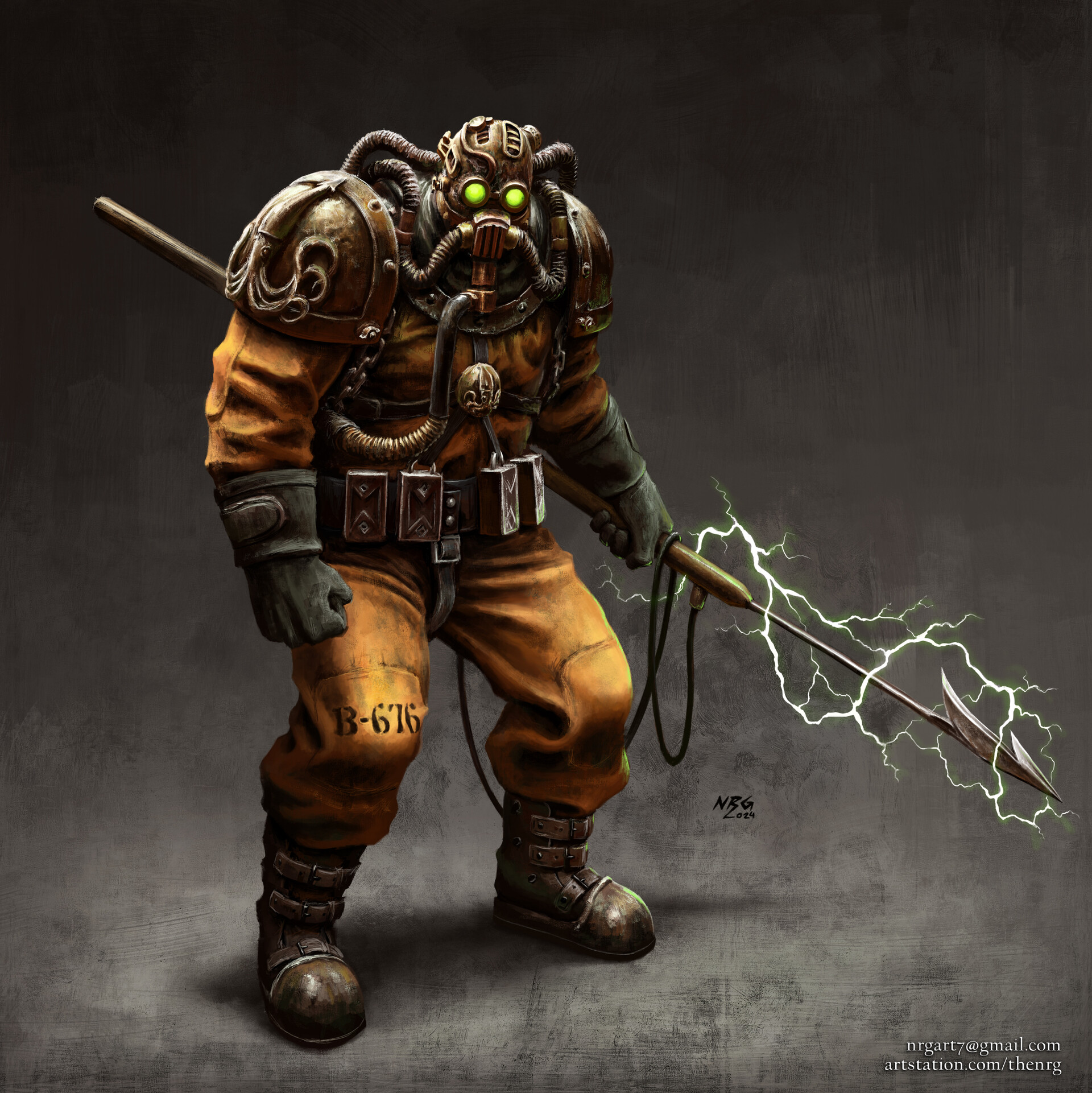 The NRG - Dark Fantasy Characters and Creatures Concept Art Portfolio 2024