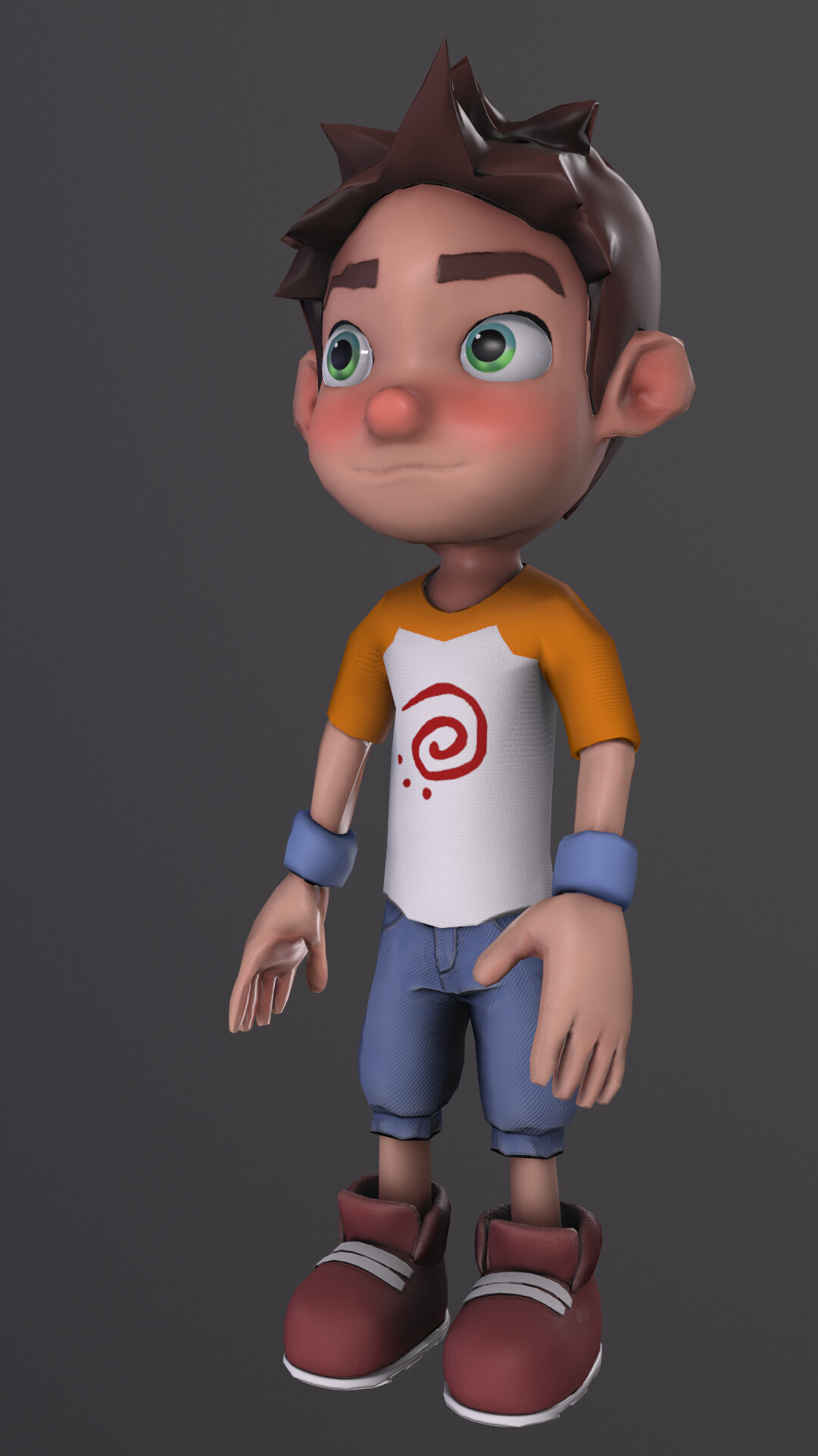 ArtStation - Character Boy Ьodel based on Сoncept