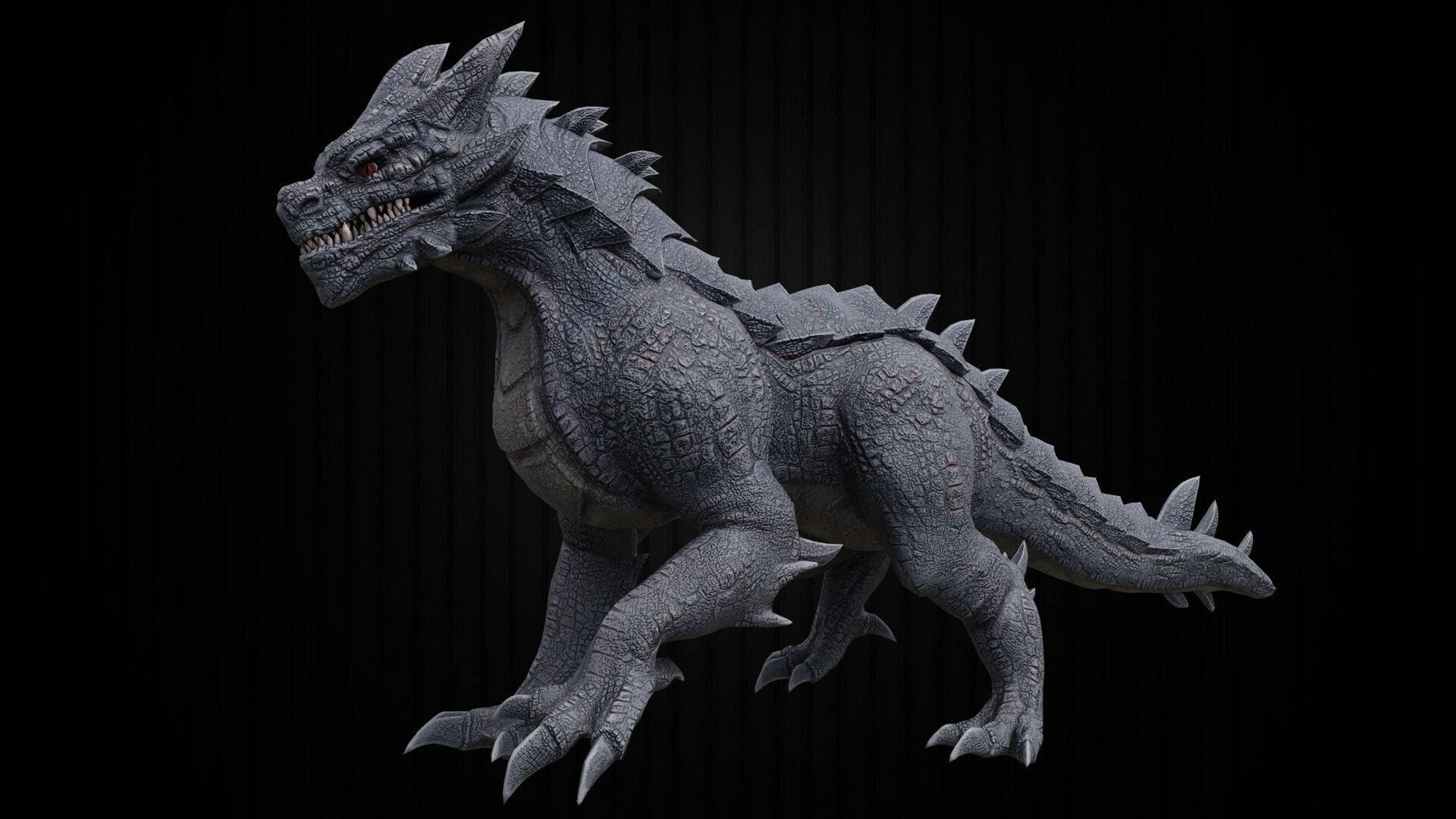 ArtStation - Drake The Dragon | Wingless Dragon | Ver 2024