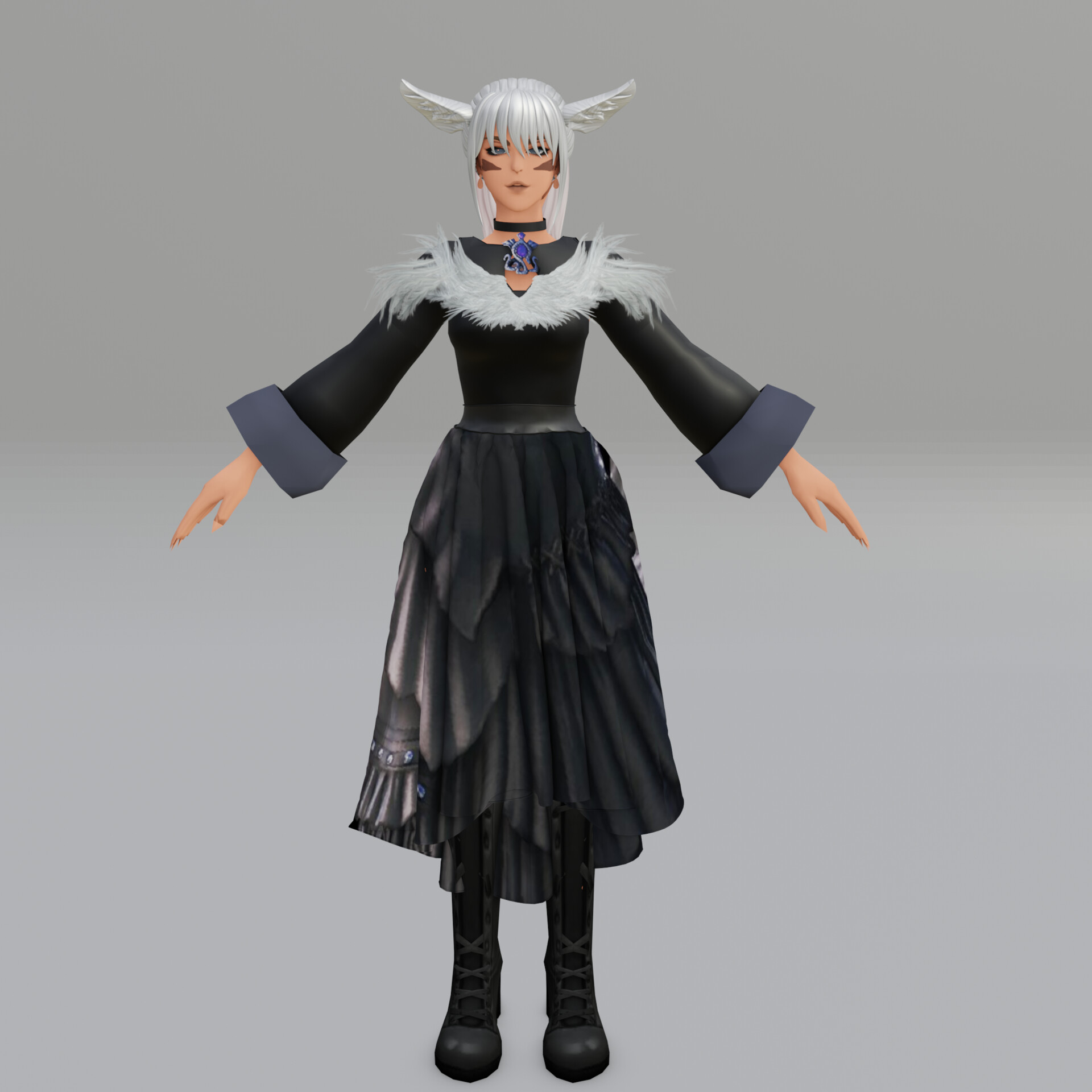 ArtStation - VRC Avatar of Y'shtola Rhul
