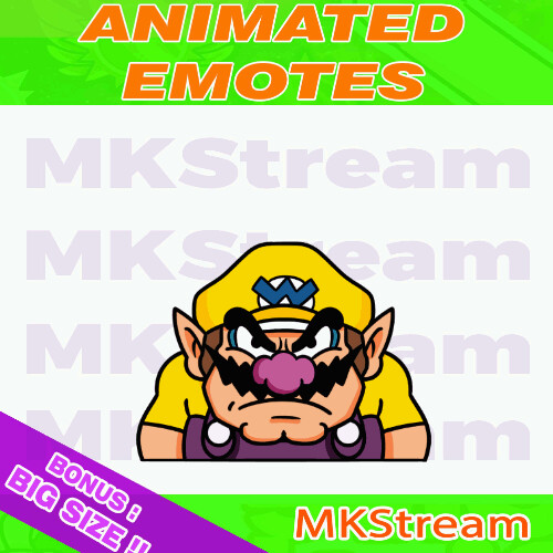ArtStation - Twitch animated emotes super wario rage