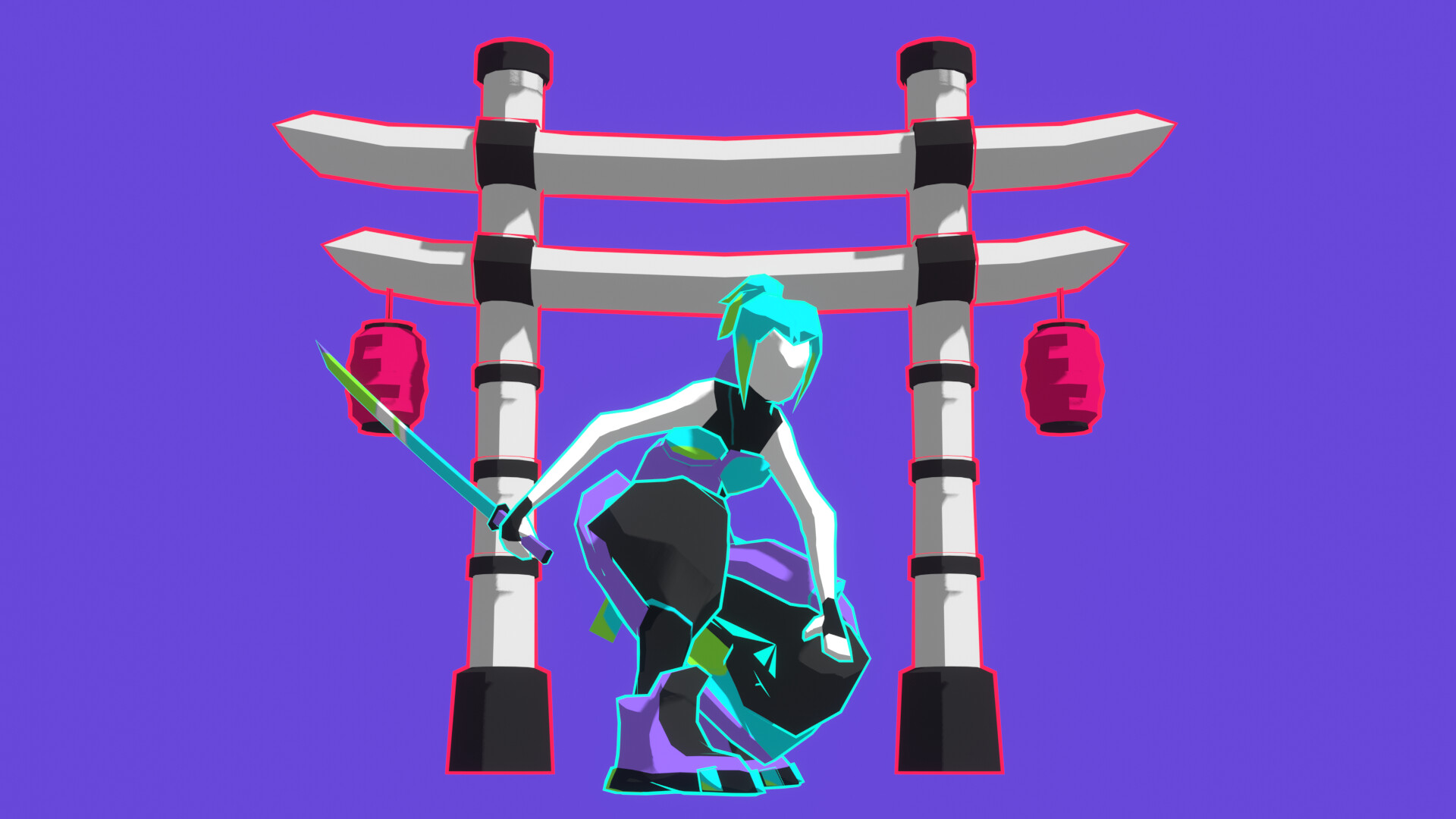 ArtStation - Cyber Ninja