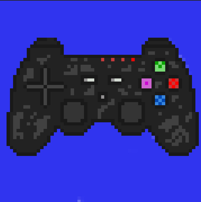 ps5 controller pixel art