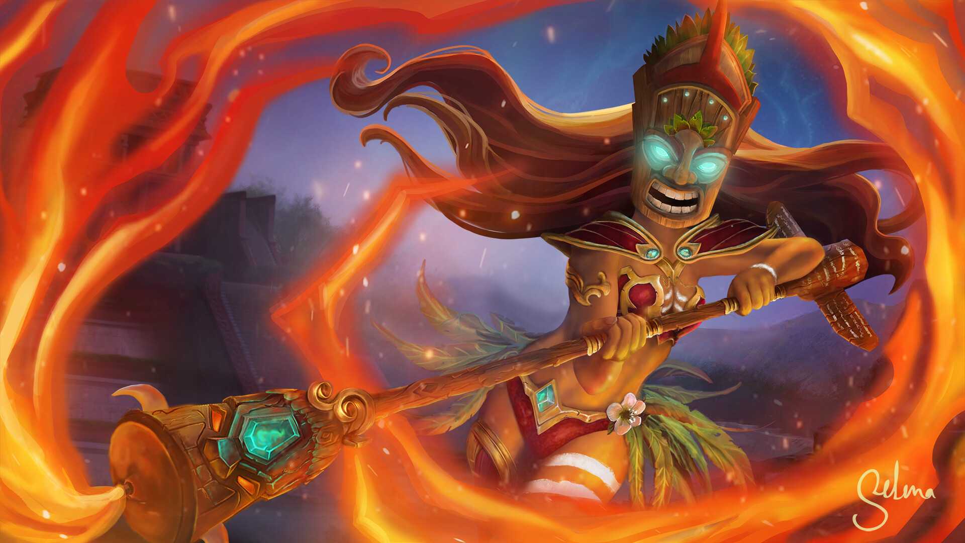 ArtStation - Tiki Warrior