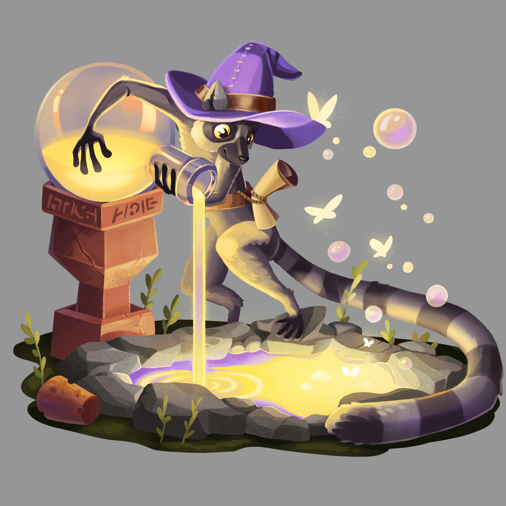 ArtStation - Magical Lemur