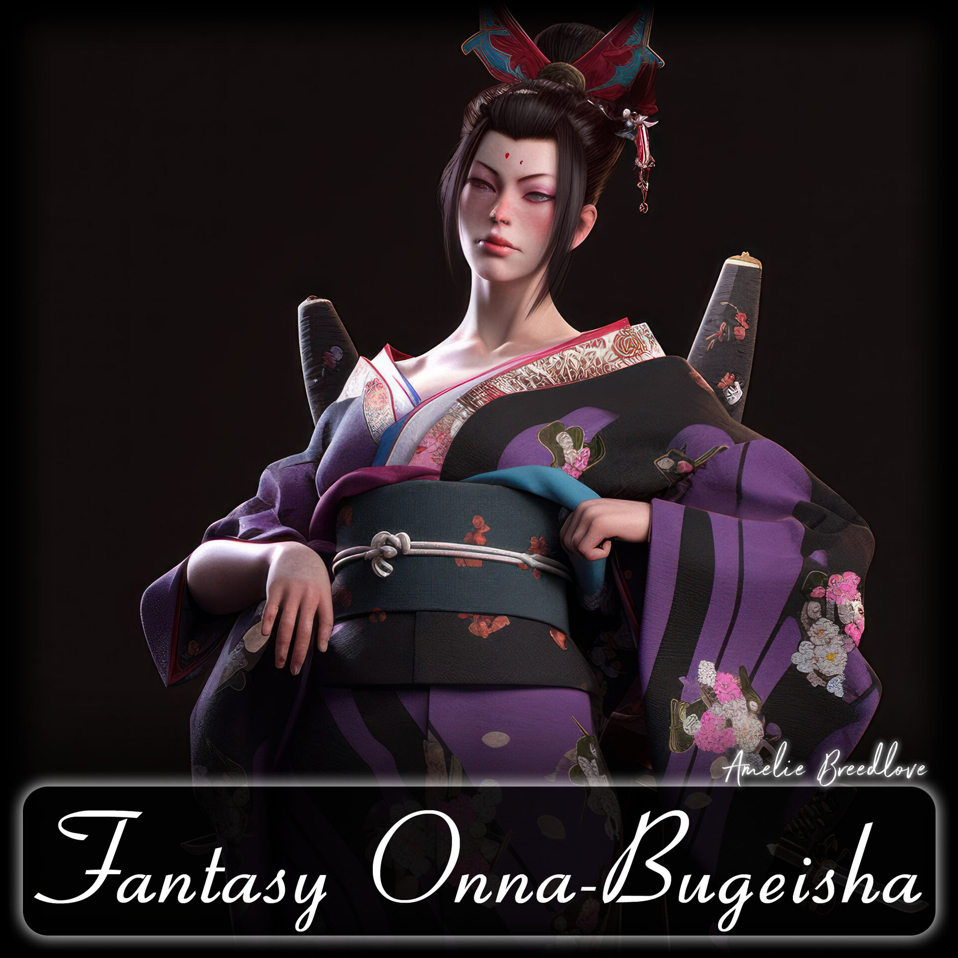 ArtStation - 200 Fantasy Onna-Bugeisha Reference Pack | 4K | v.60