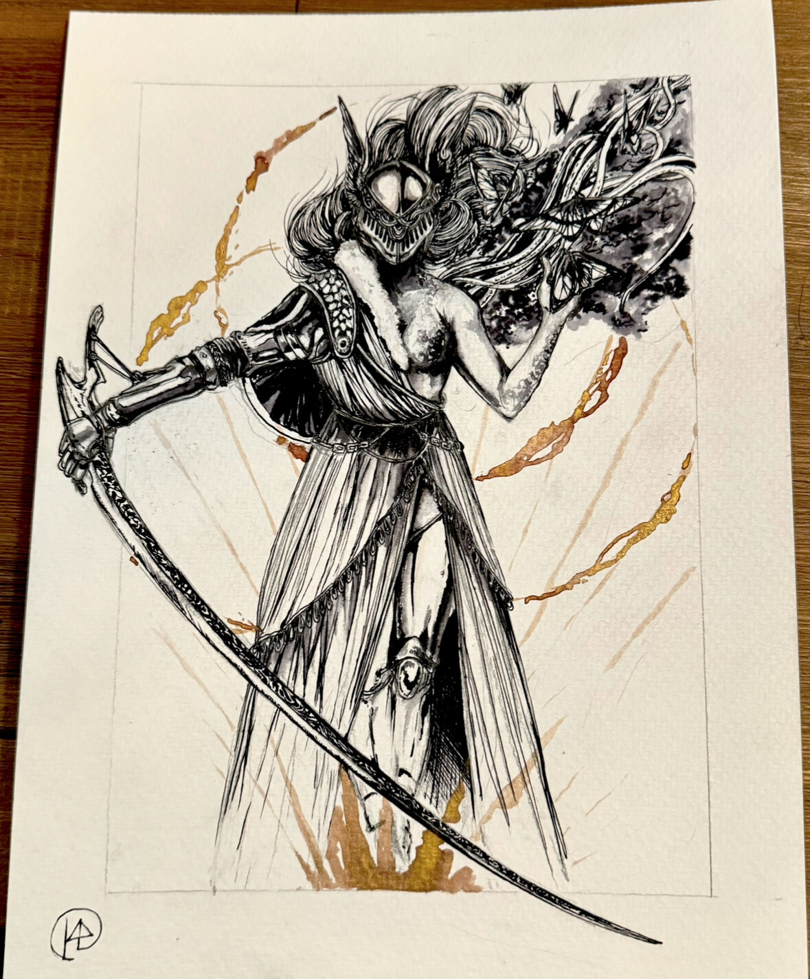 ArtStation - Melania inking