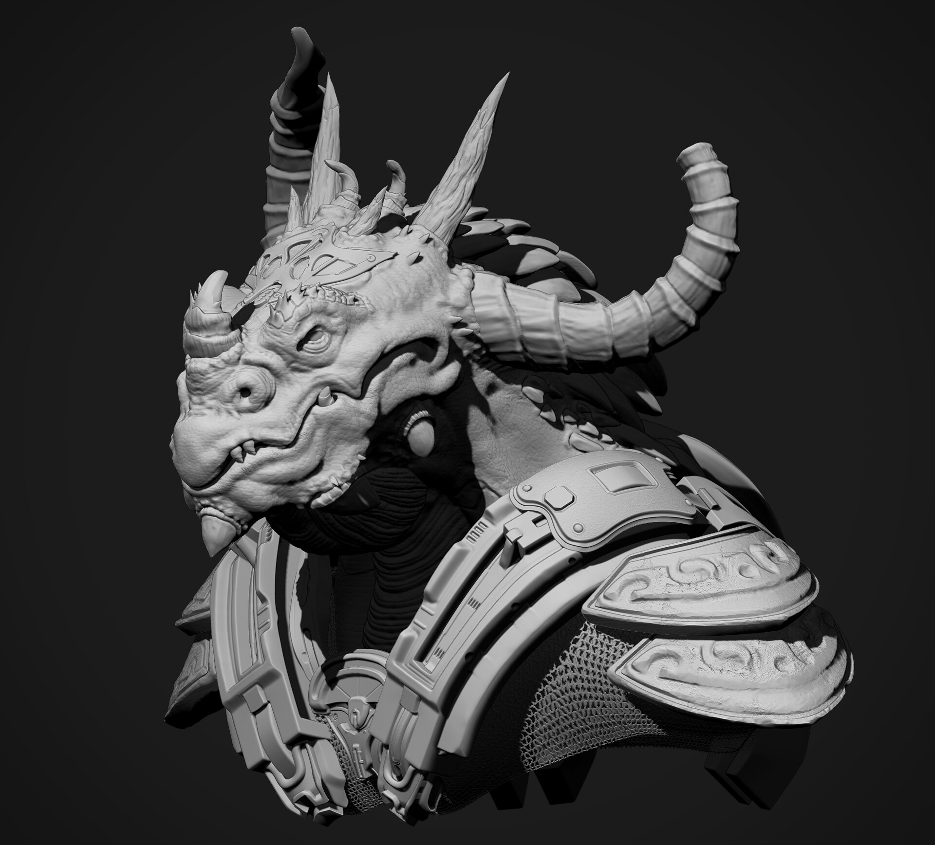 ArtStation - Armor Dragon