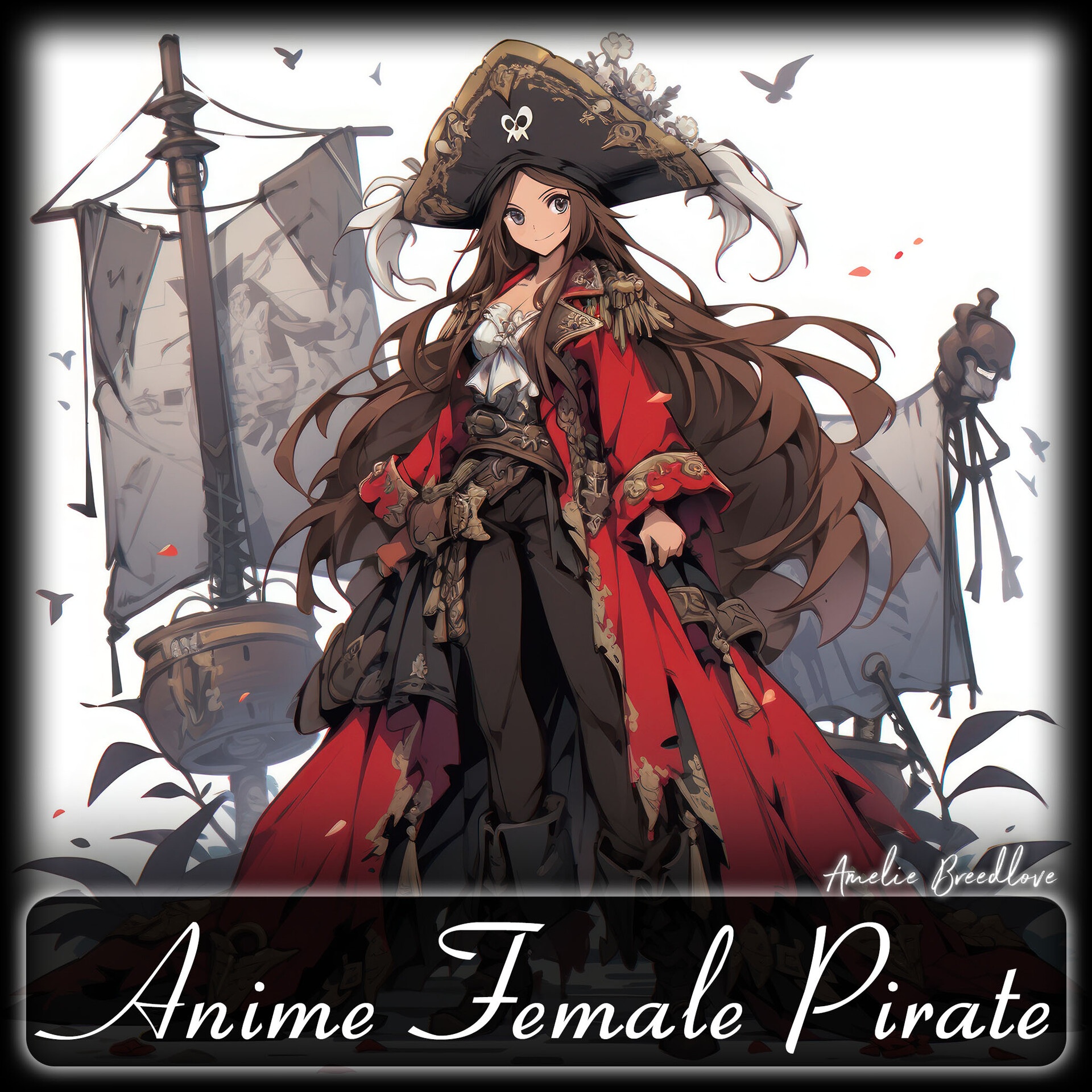 ArtStation - 200 Anime Female Pirate (Full Body) Reference Pack | 4K ...