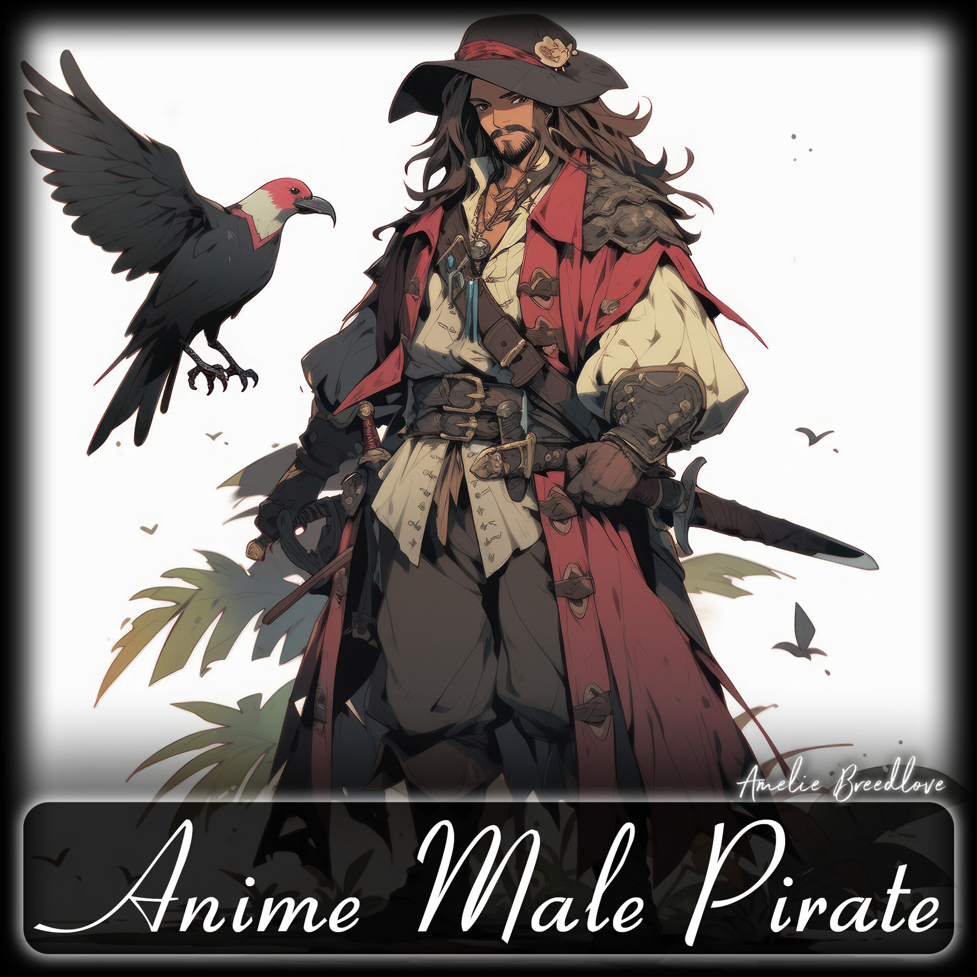 ArtStation - 200 Anime Male Pirate (Full Body) Reference Pack | 4K | v.180