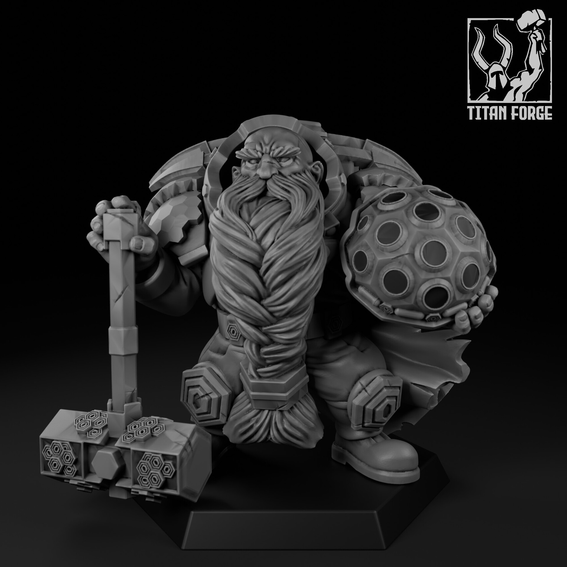 ArtStation - Lord Commander Hexar Dwarf Leader