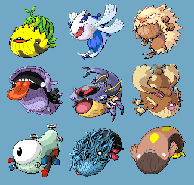 ArtStation - Pokemon Fusions - Pixel Art