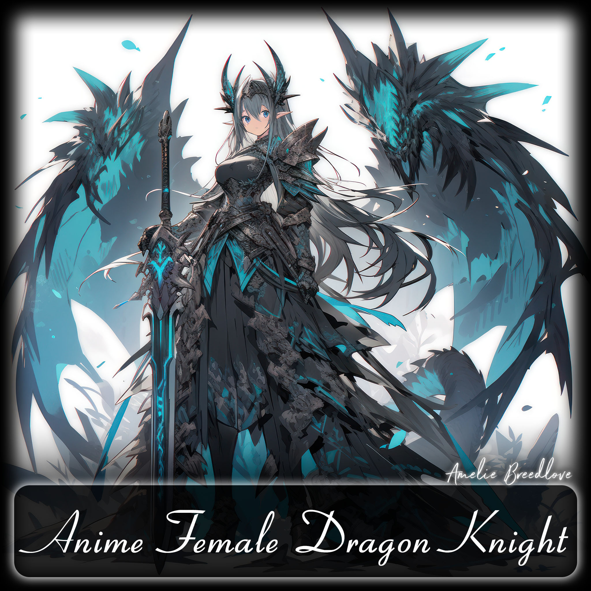 Amelie Anime - 200 Anime Female Dragon Knight (Full Body) Reference ...