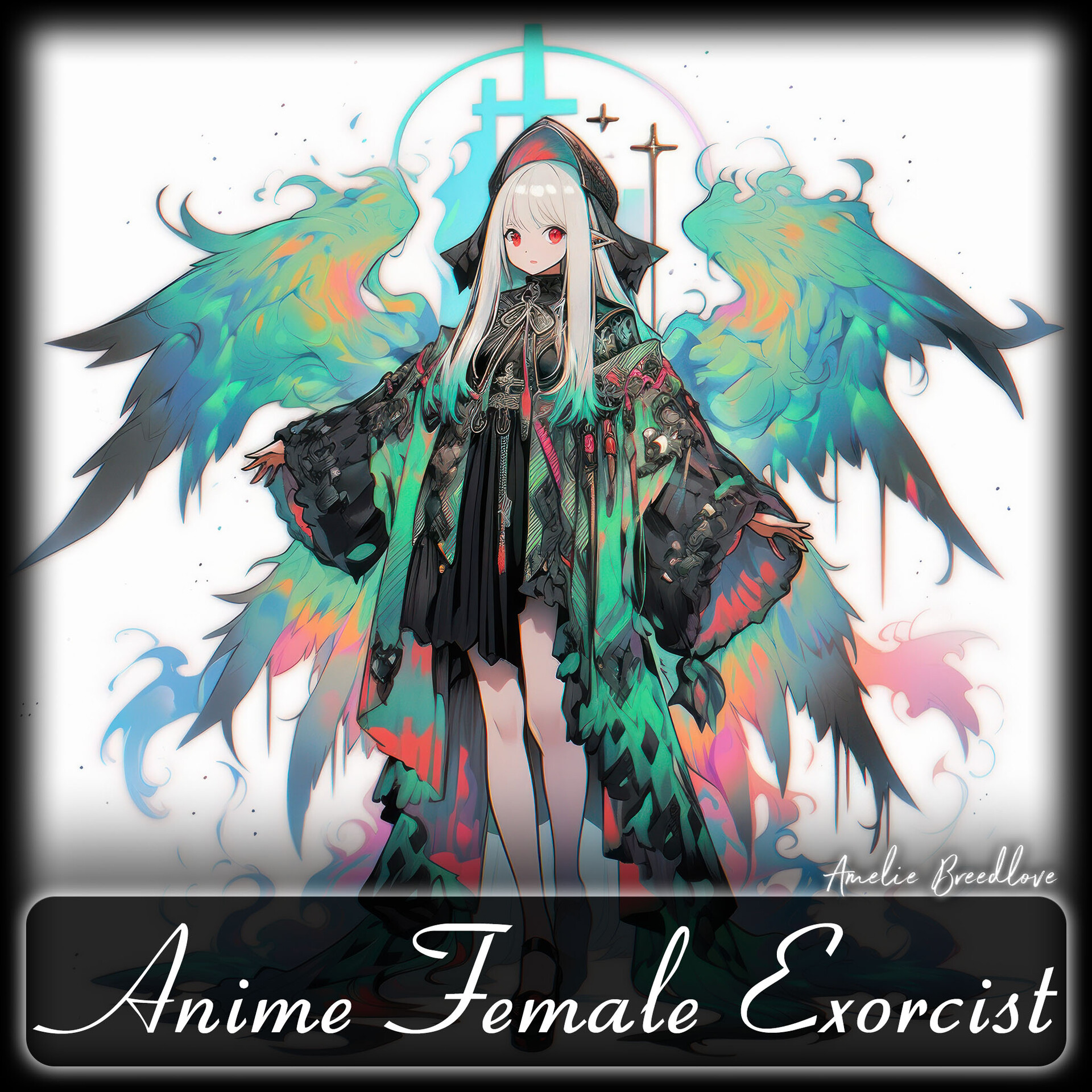 ArtStation - 200 Anime Female Exorcist (Full Body) Reference Pack | 4K ...