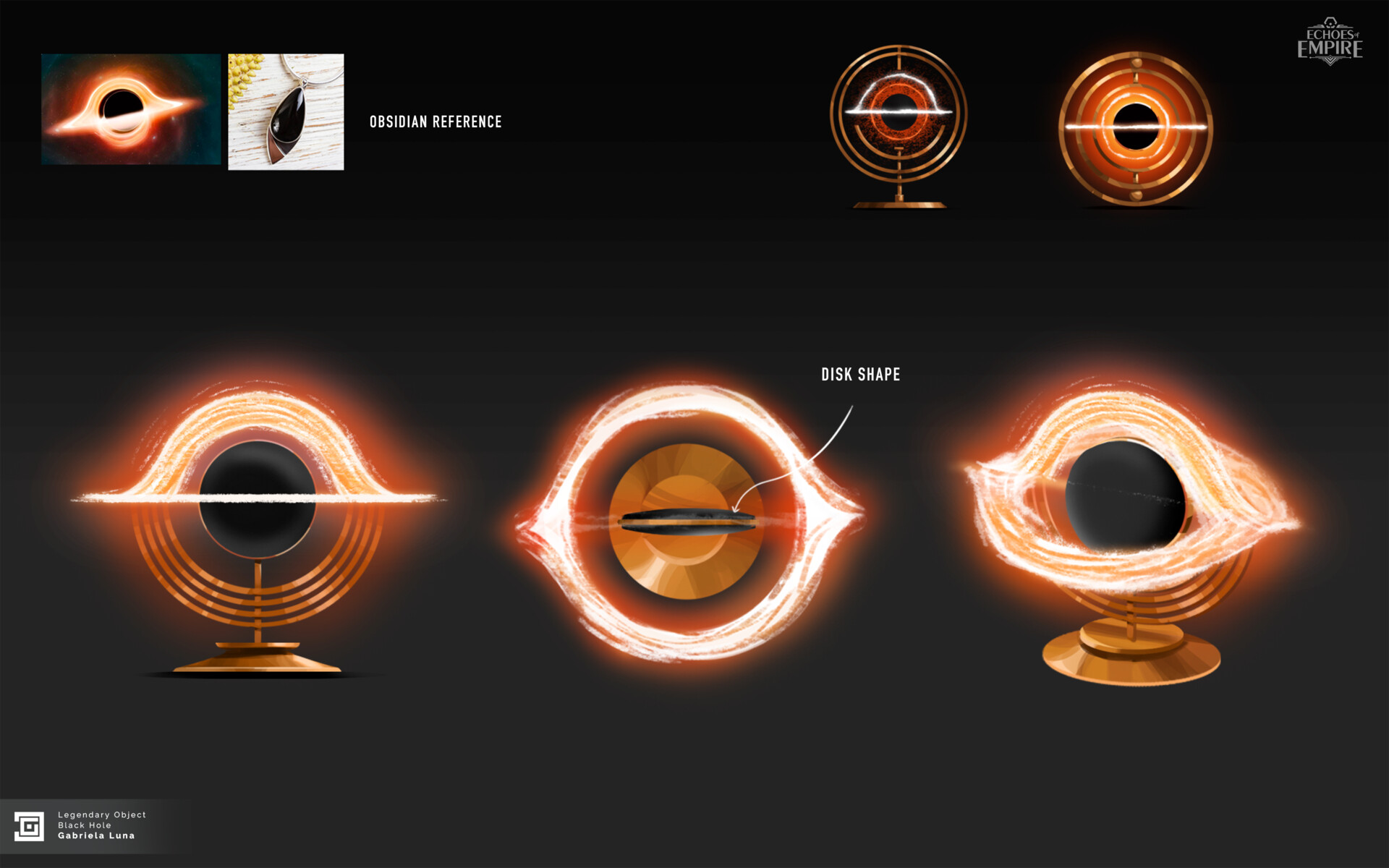 Gabriela Luna - Celestial Objects - Prop Design