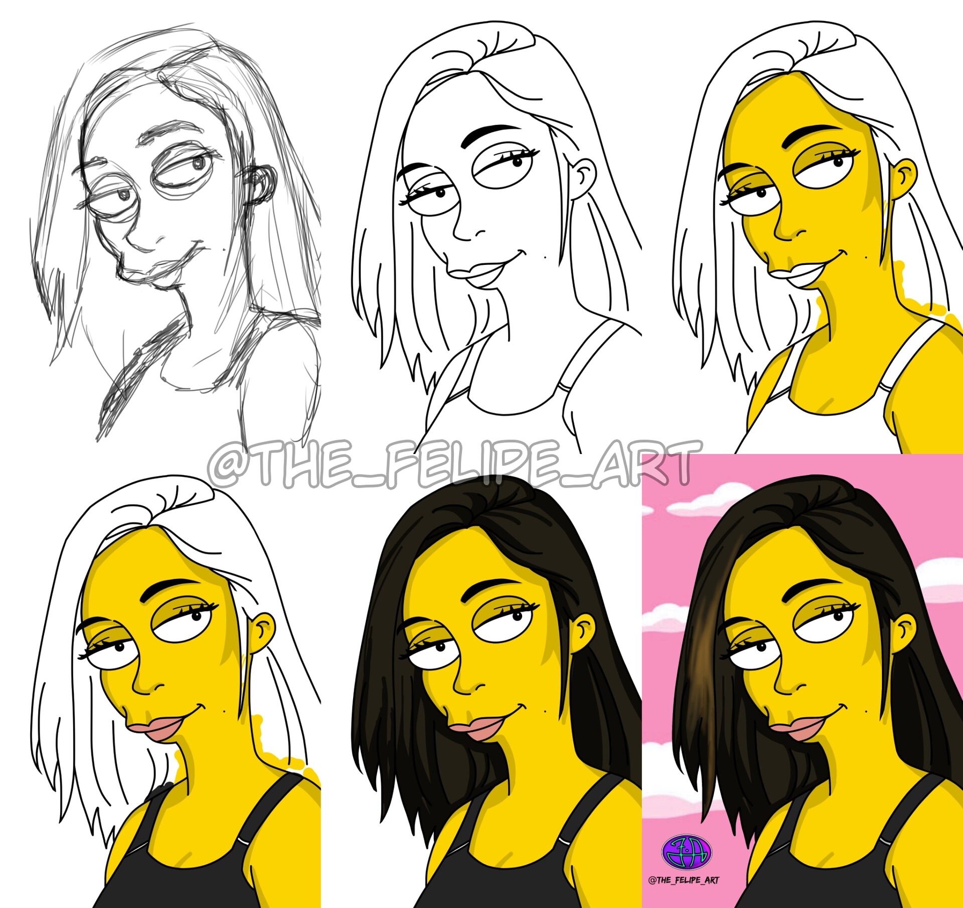 ArtStation - Simpsons caricature