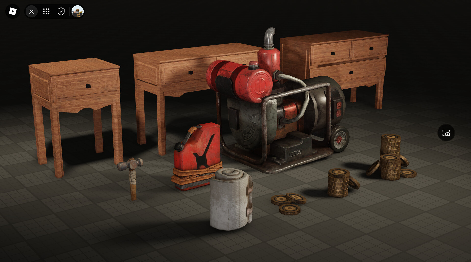 ArtStation - Roblox Horror game Assets