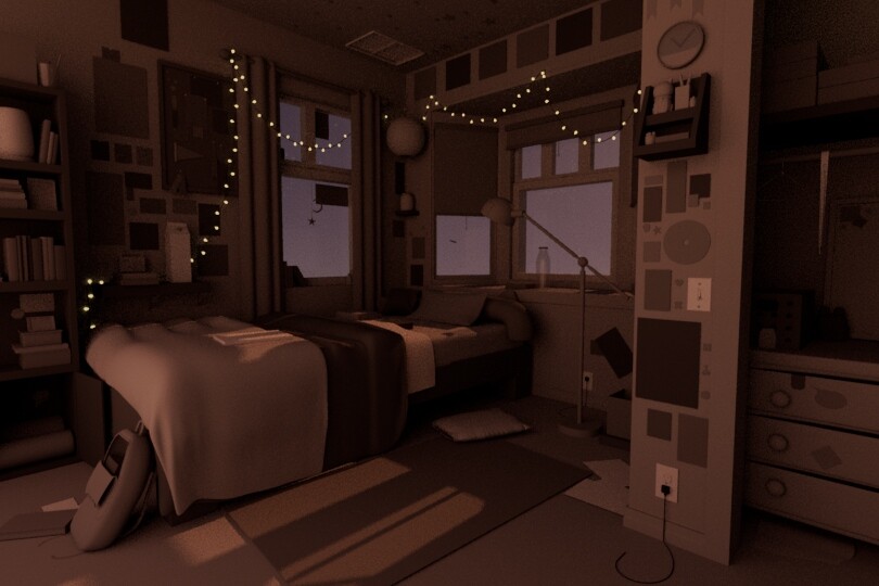 ArtStation - Bedroom Model