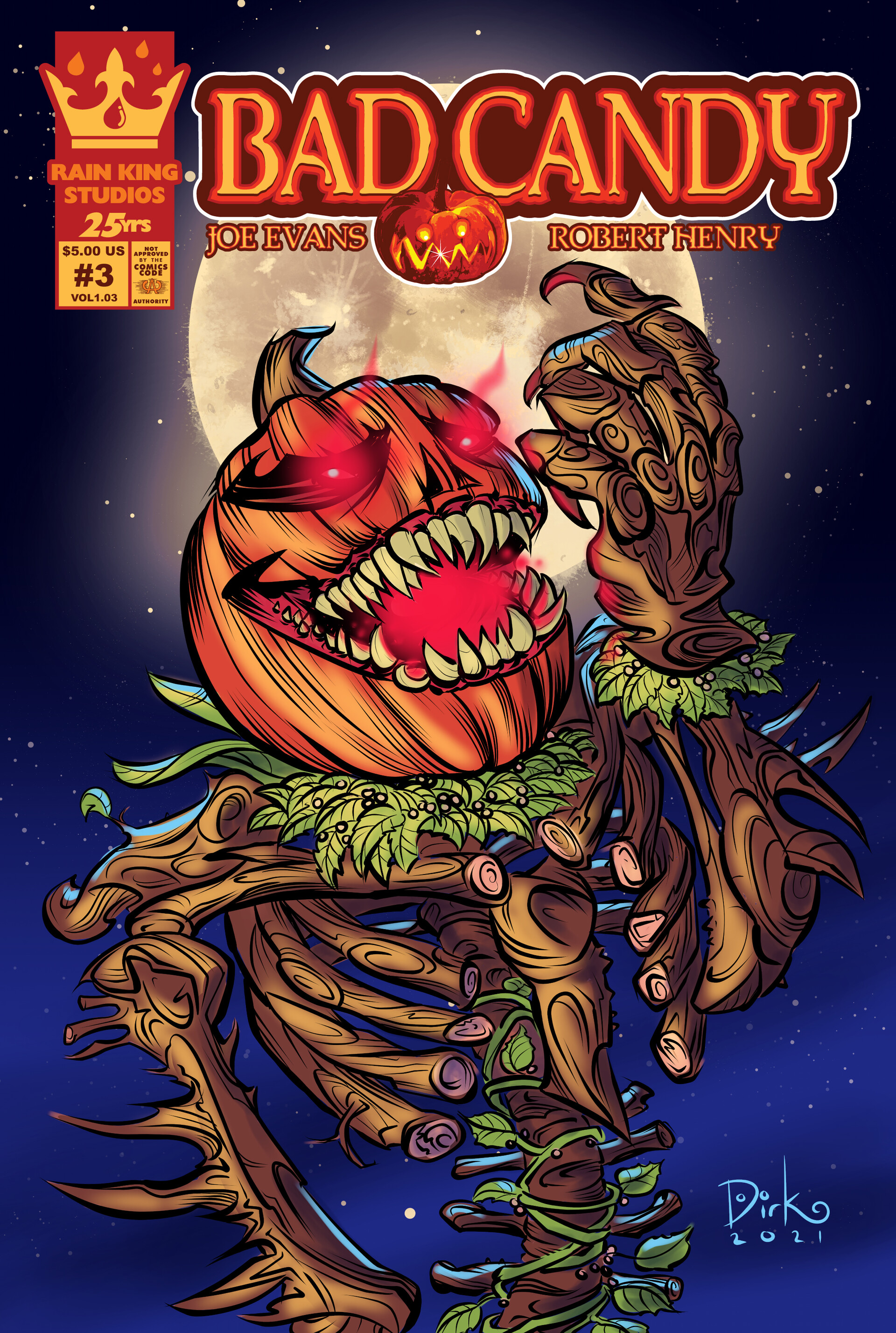 ArtStation - Cover Art for Bad Candy Comic Issue #3