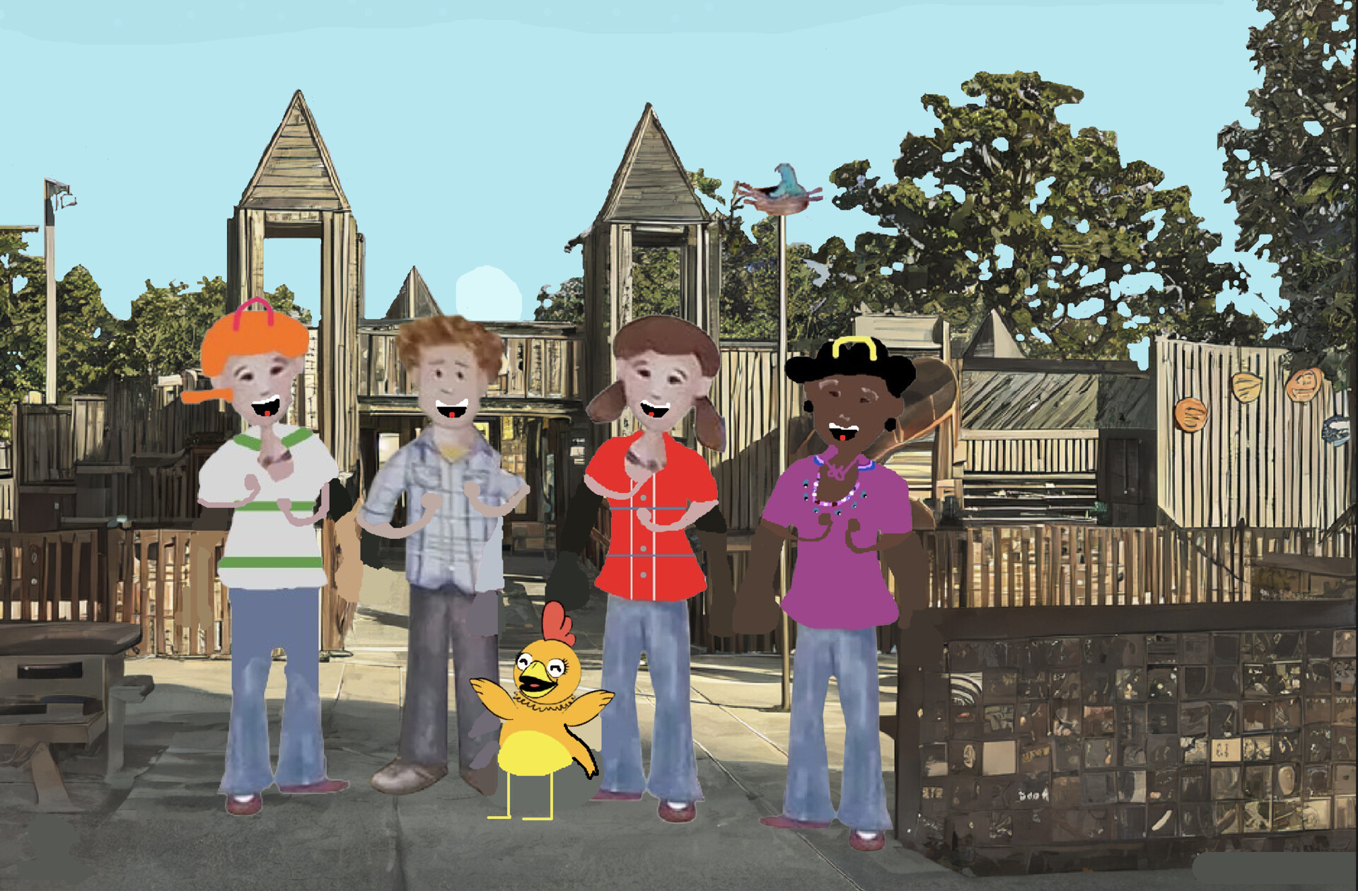 ArtStation - Squeaka with Chica (remake)