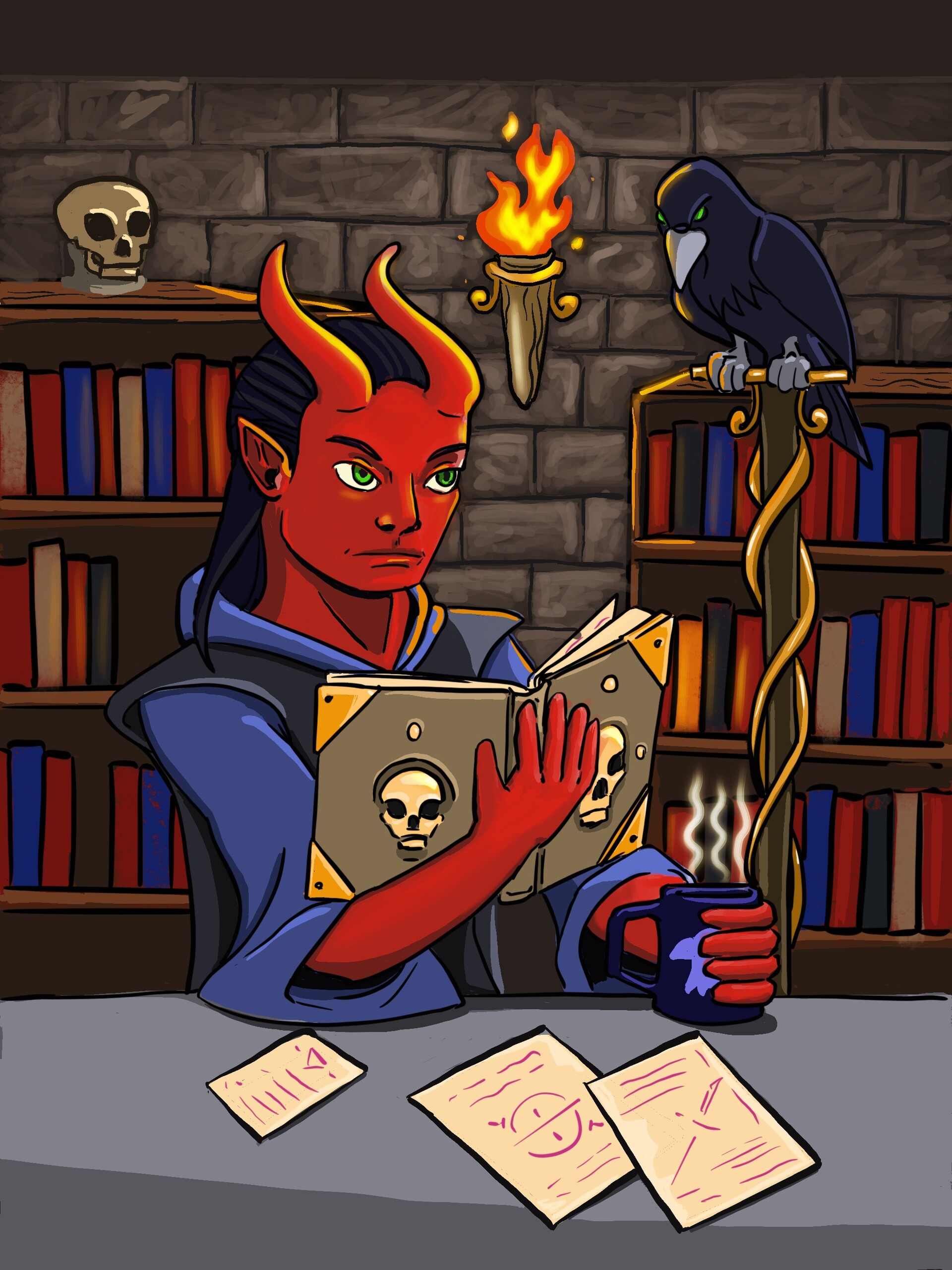 ArtStation - Warlock Study