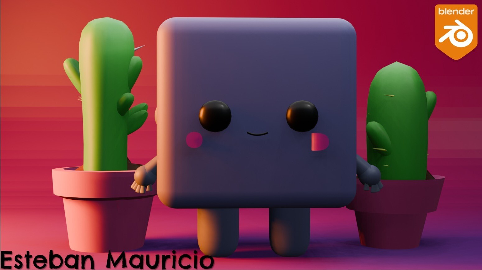 ArtStation - Cubito en el Desierto