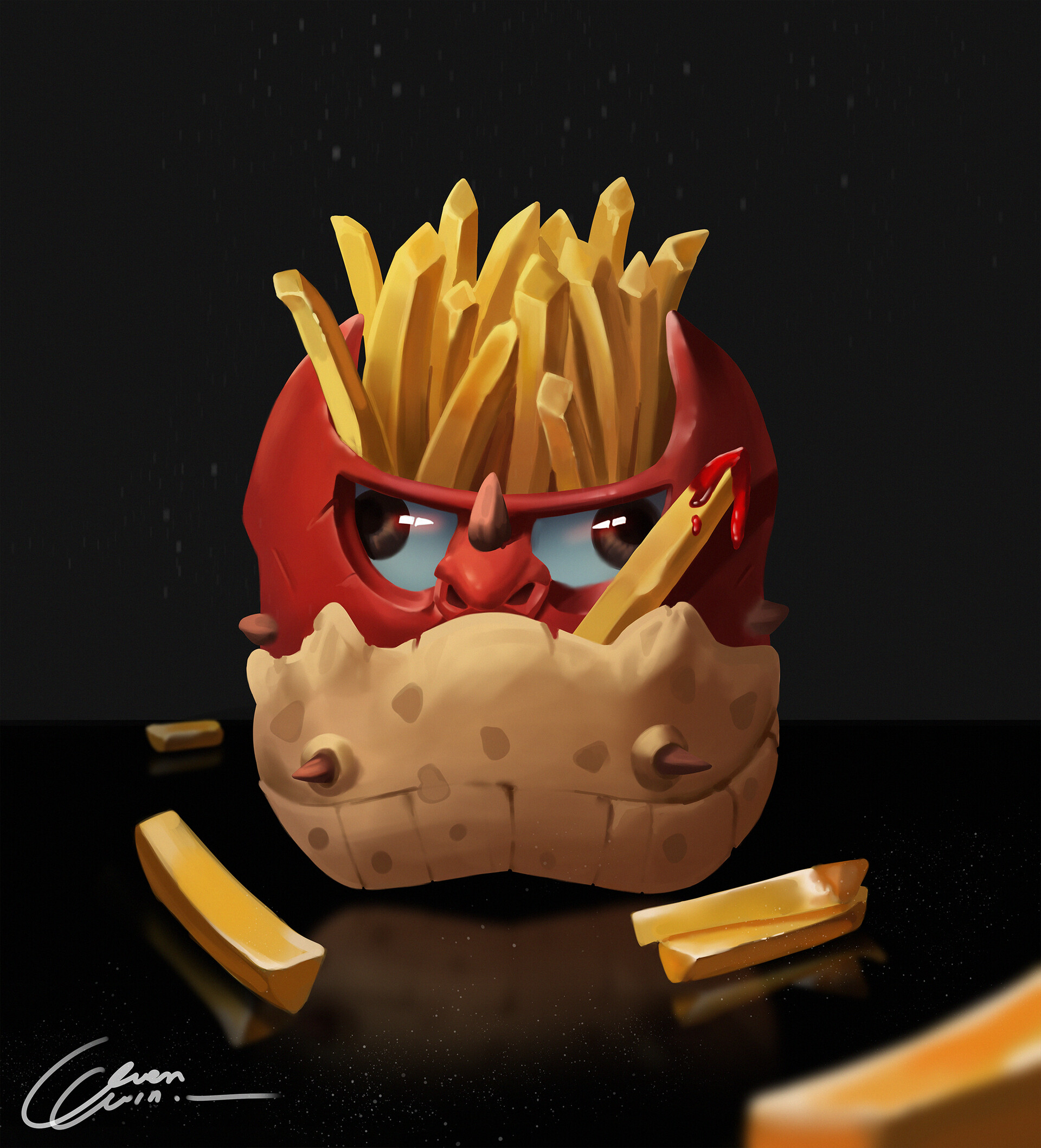 ArtStation - Frech Fries/ Dragon