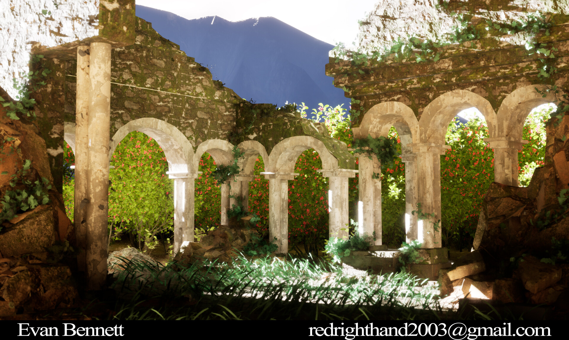 ArtStation - Overgrown Ruins