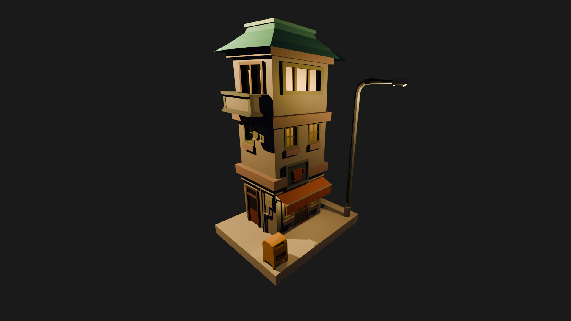 ArtStation - Low Poly House