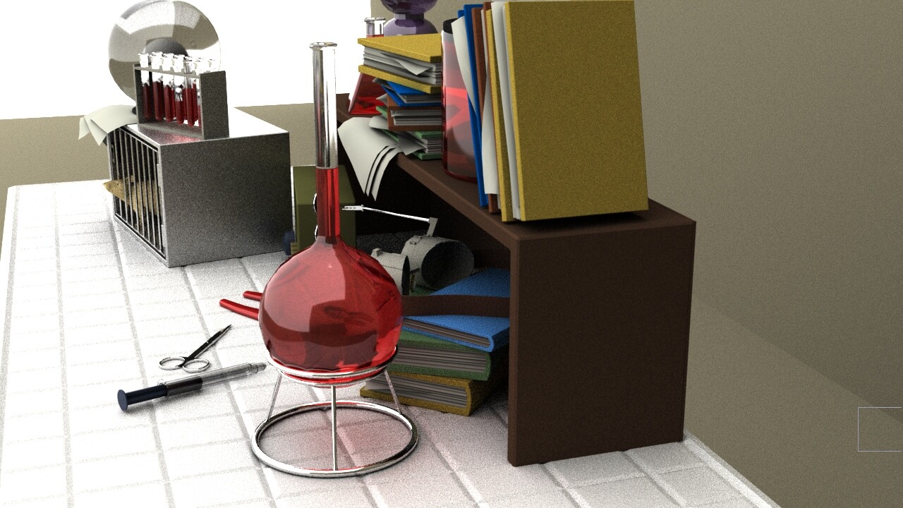 ArtStation - 3d model LAB materials