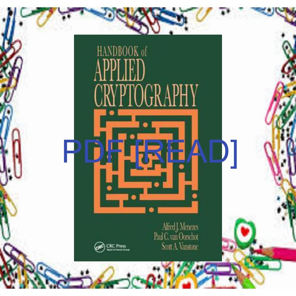 ArtStation - read ebook [pdf] Handbook Of Applied Cryptography READ NOW ...