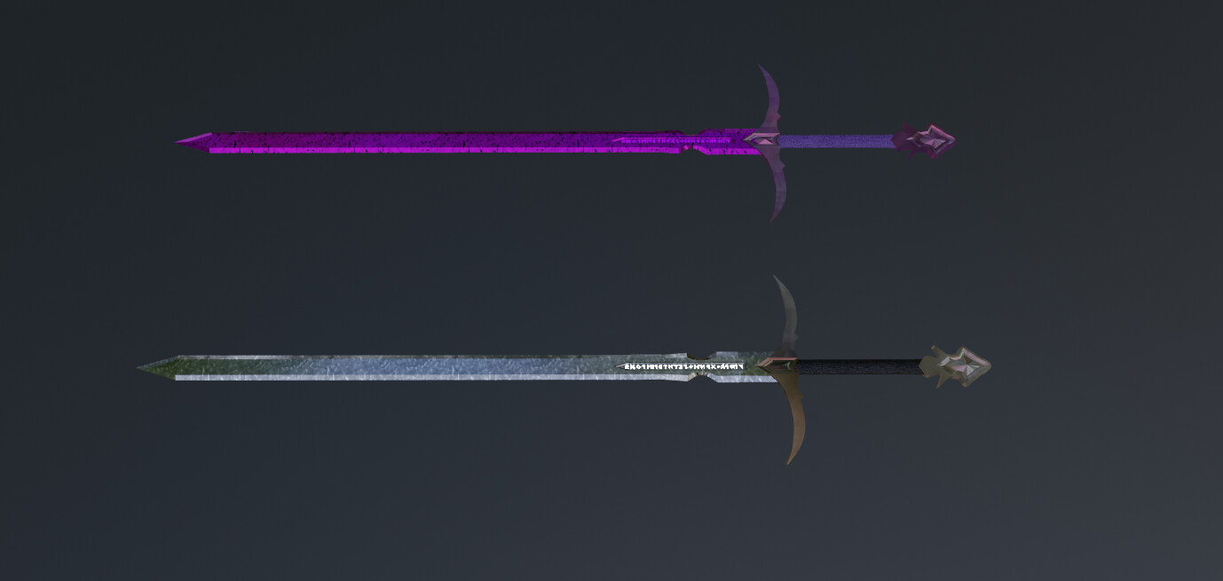 ArtStation - The Cursed Blade and its Twin