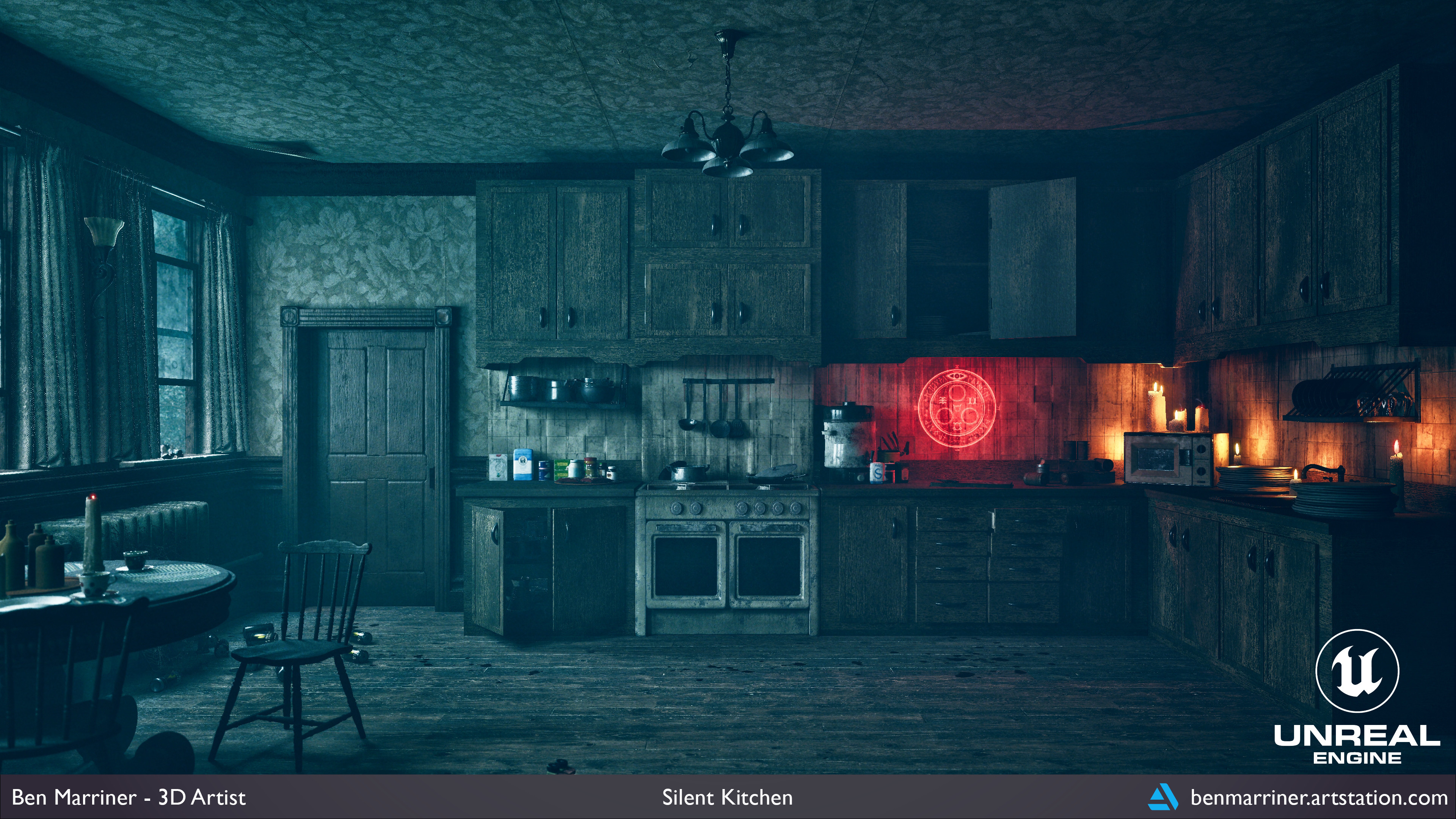 Ben Marriner's ArtStation Page - Silent Kitchen