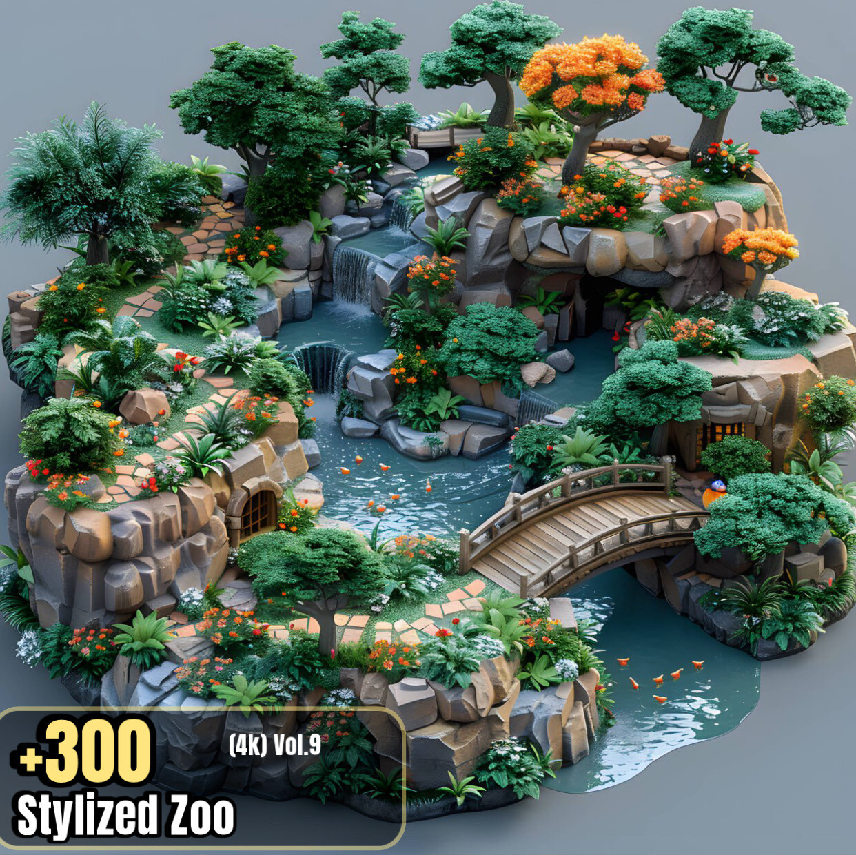 ArtStation - +300 Stylized Zoo Concept (4k)