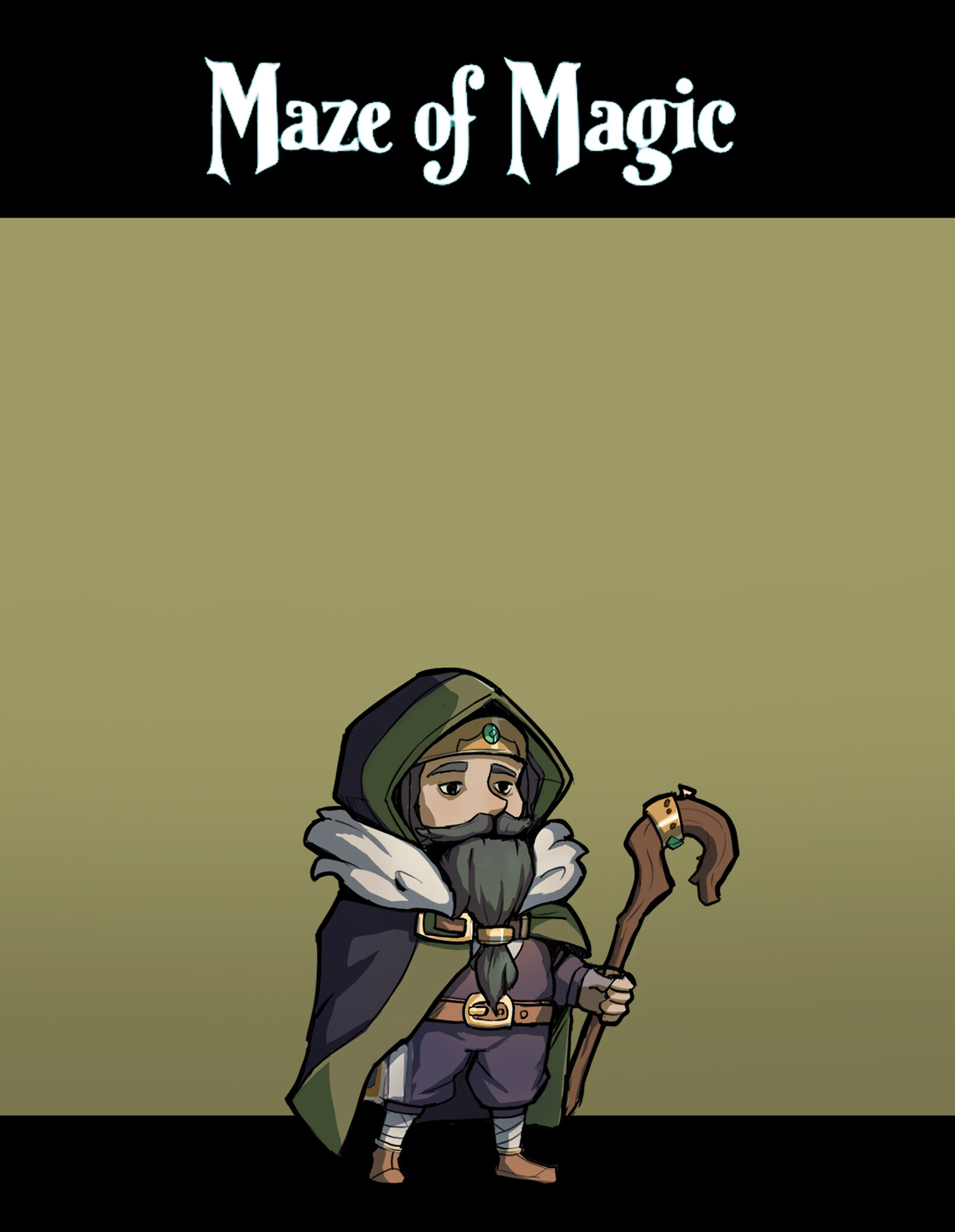 ArtStation - MAZE OF MAGIC-Dwarven mage