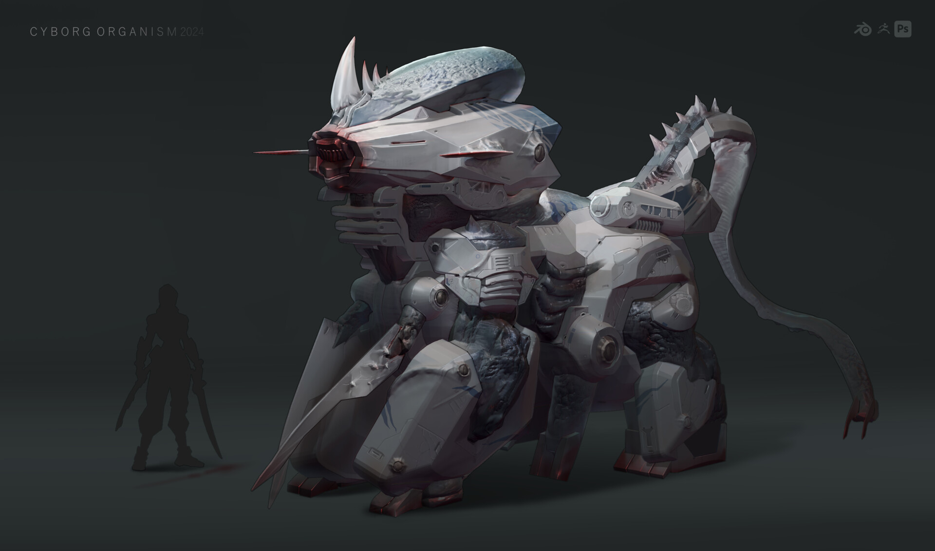 ArtStation - cyborg organism 2024