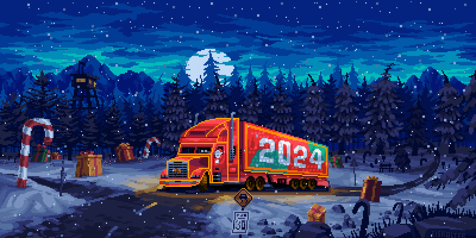 ArtStation - Santa's Detour
