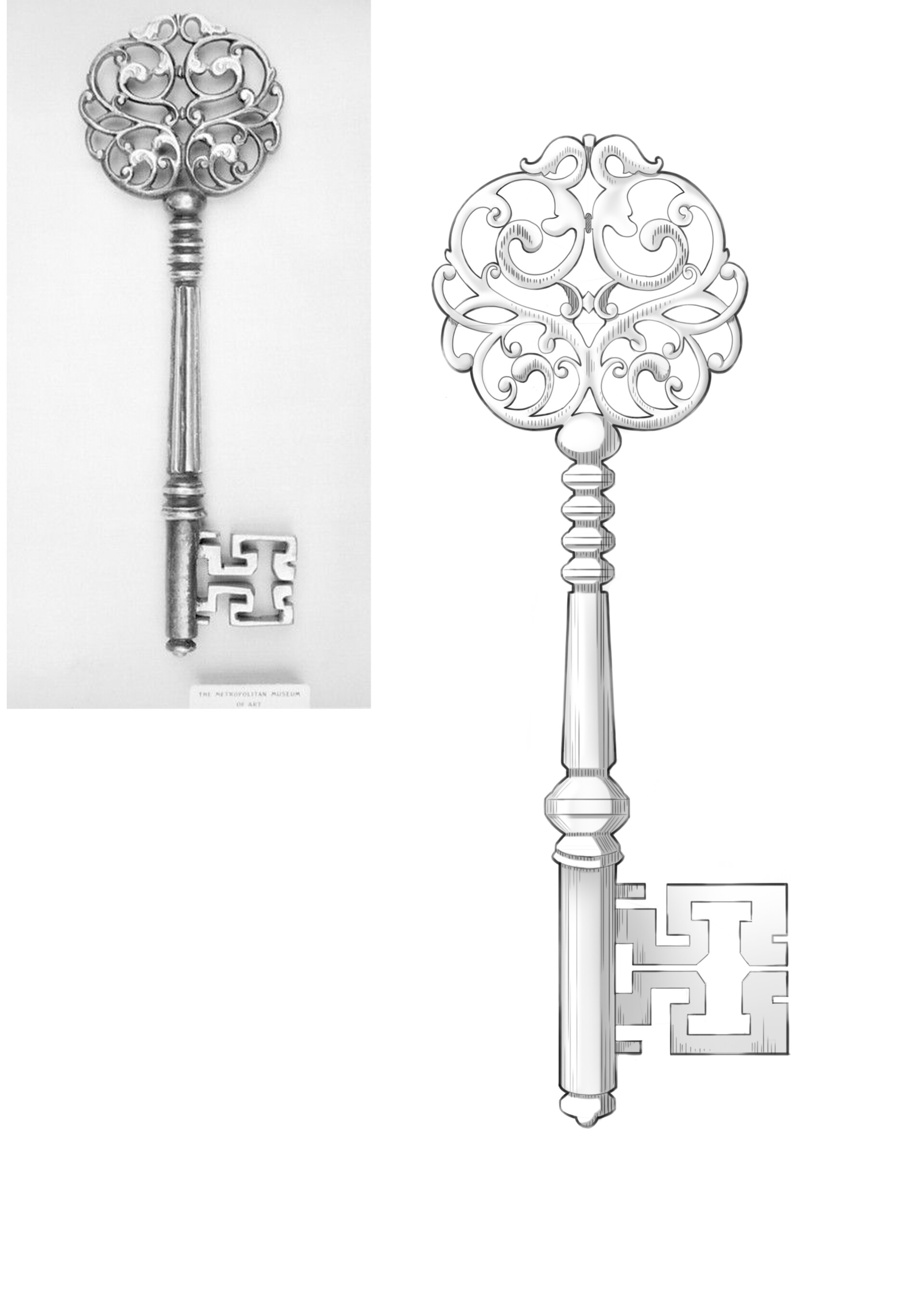 ArtStation - Keys and sword