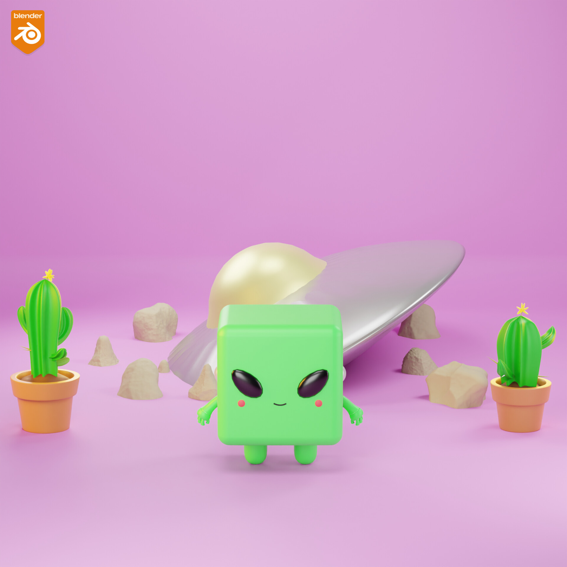 ArtStation - Alien cube