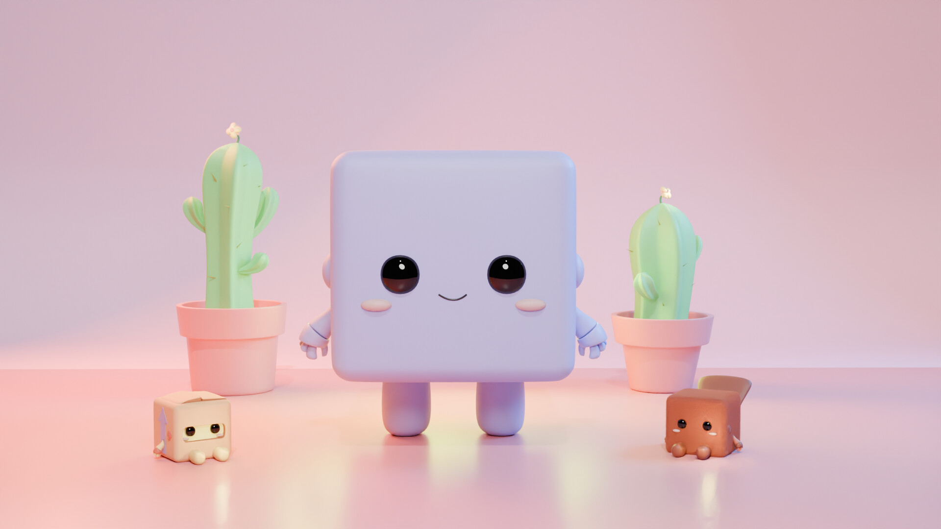 ArtStation - The Cubes are alive!