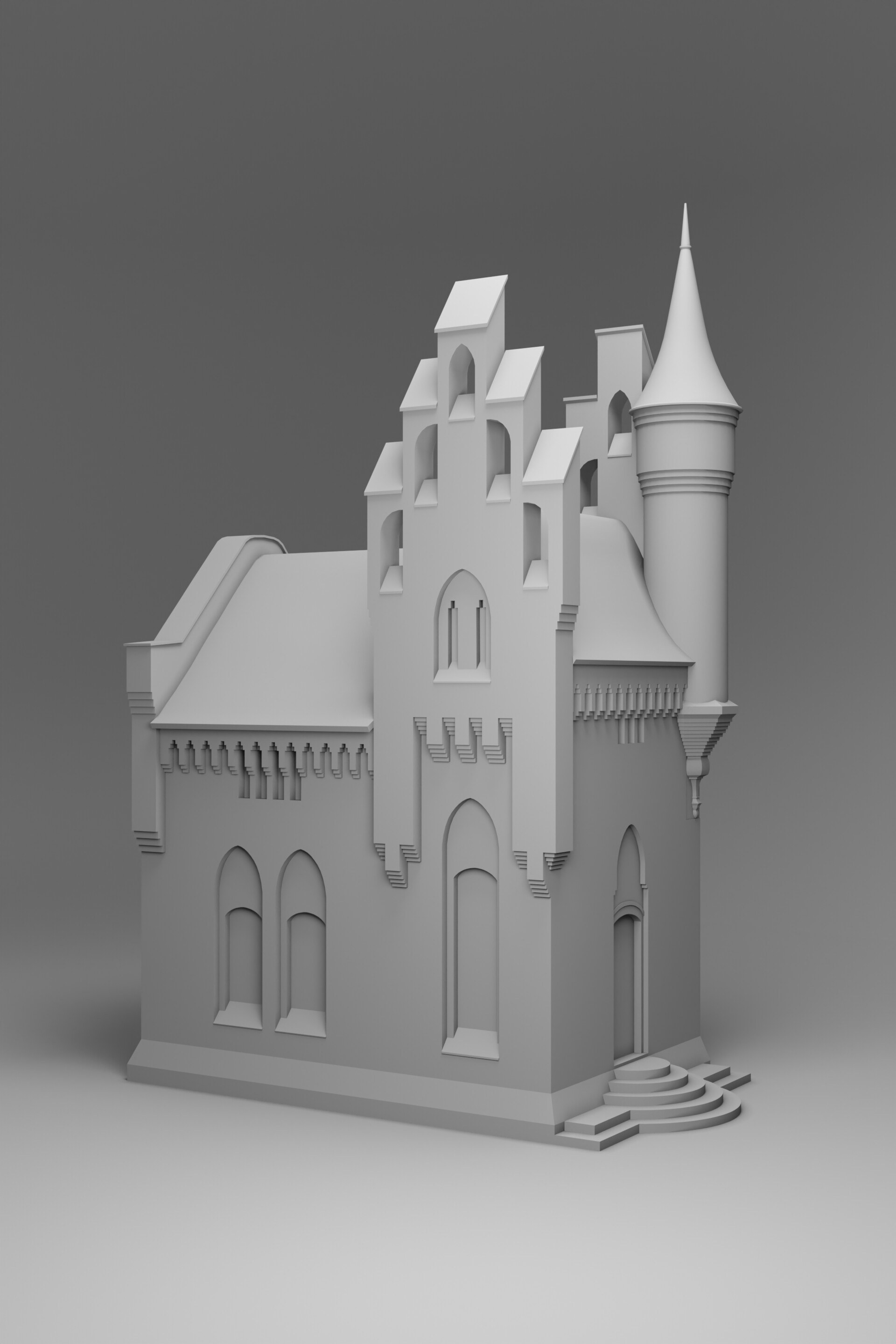 ArtStation - 3D model of building