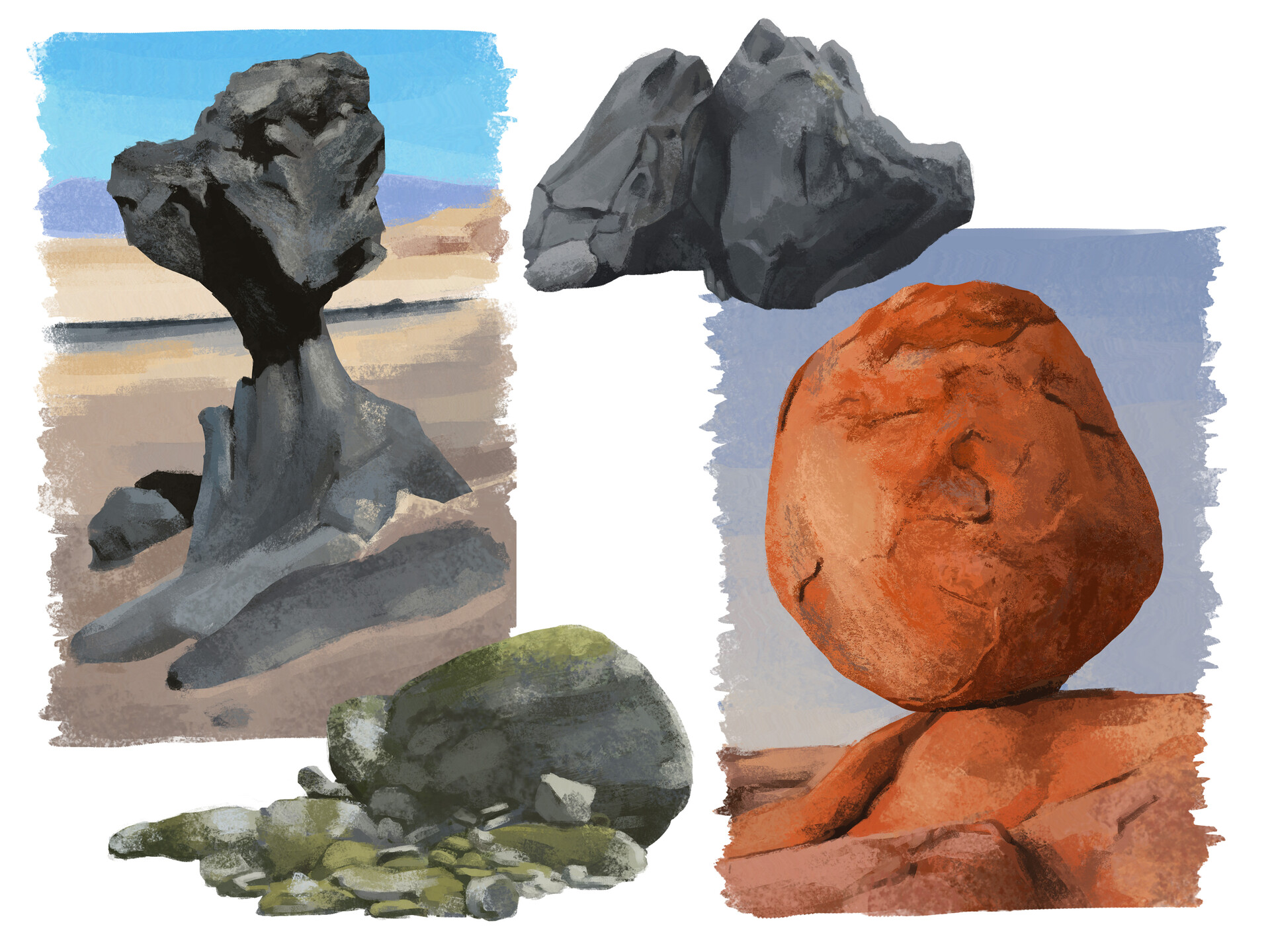 ArtStation - Texture study