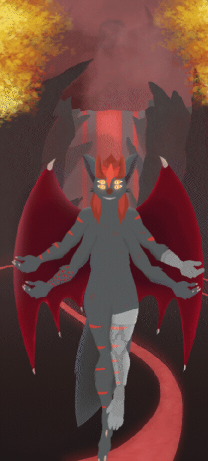 ArtStation - Wolf Demon Animation