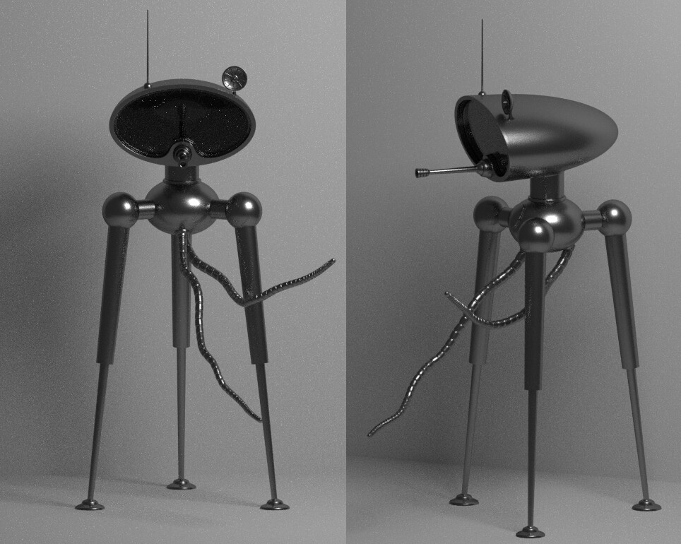 ArtStation - MArtian War Machine (War of the Worlds 1953)