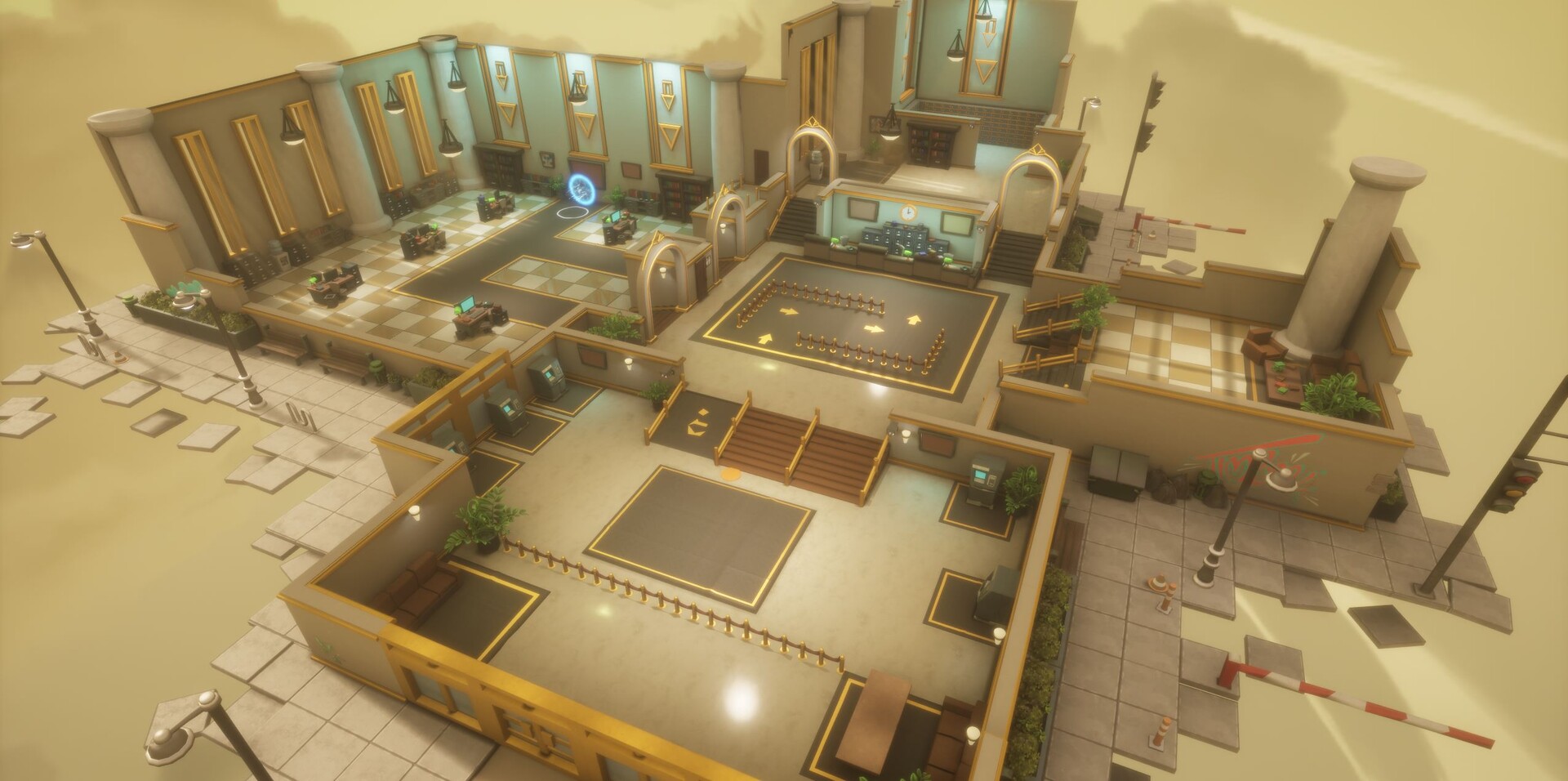 ArtStation - RoseBay Bank Lighting