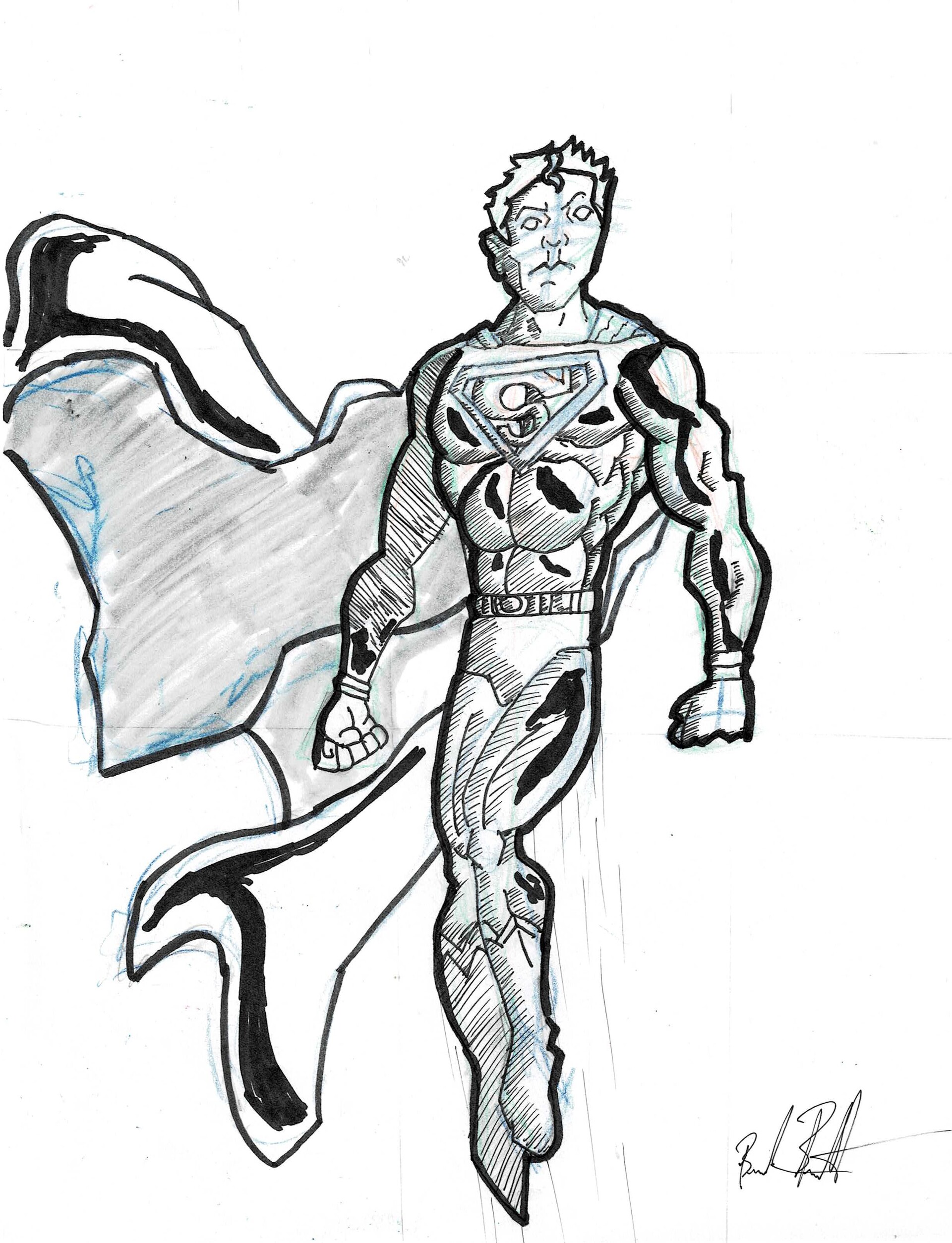 ArtStation - Superman Inks and Shadows