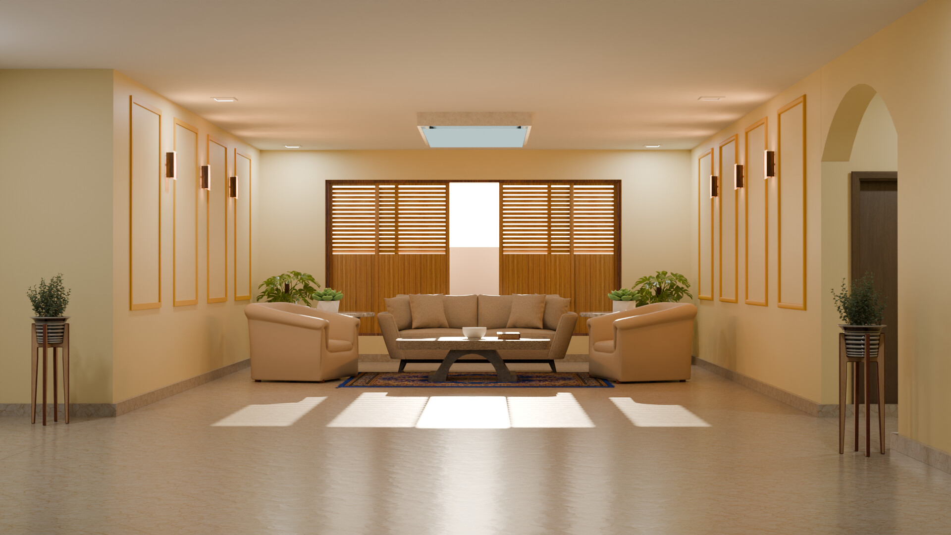 ArtStation - Interior Design of Living Room