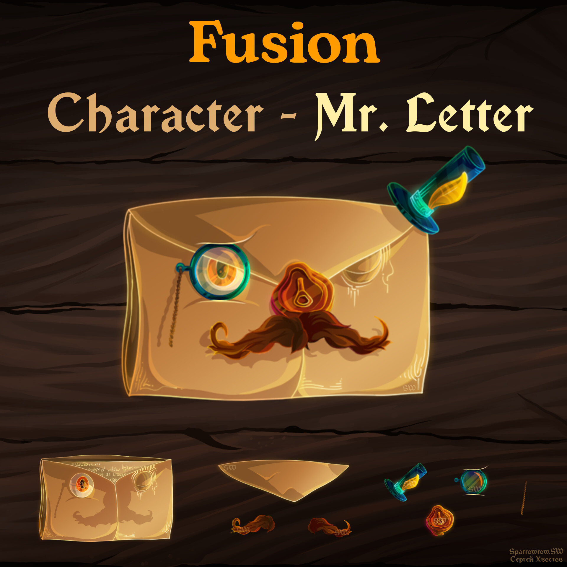ArtStation - Fusion: the Alchemy Game - Mr. Letter