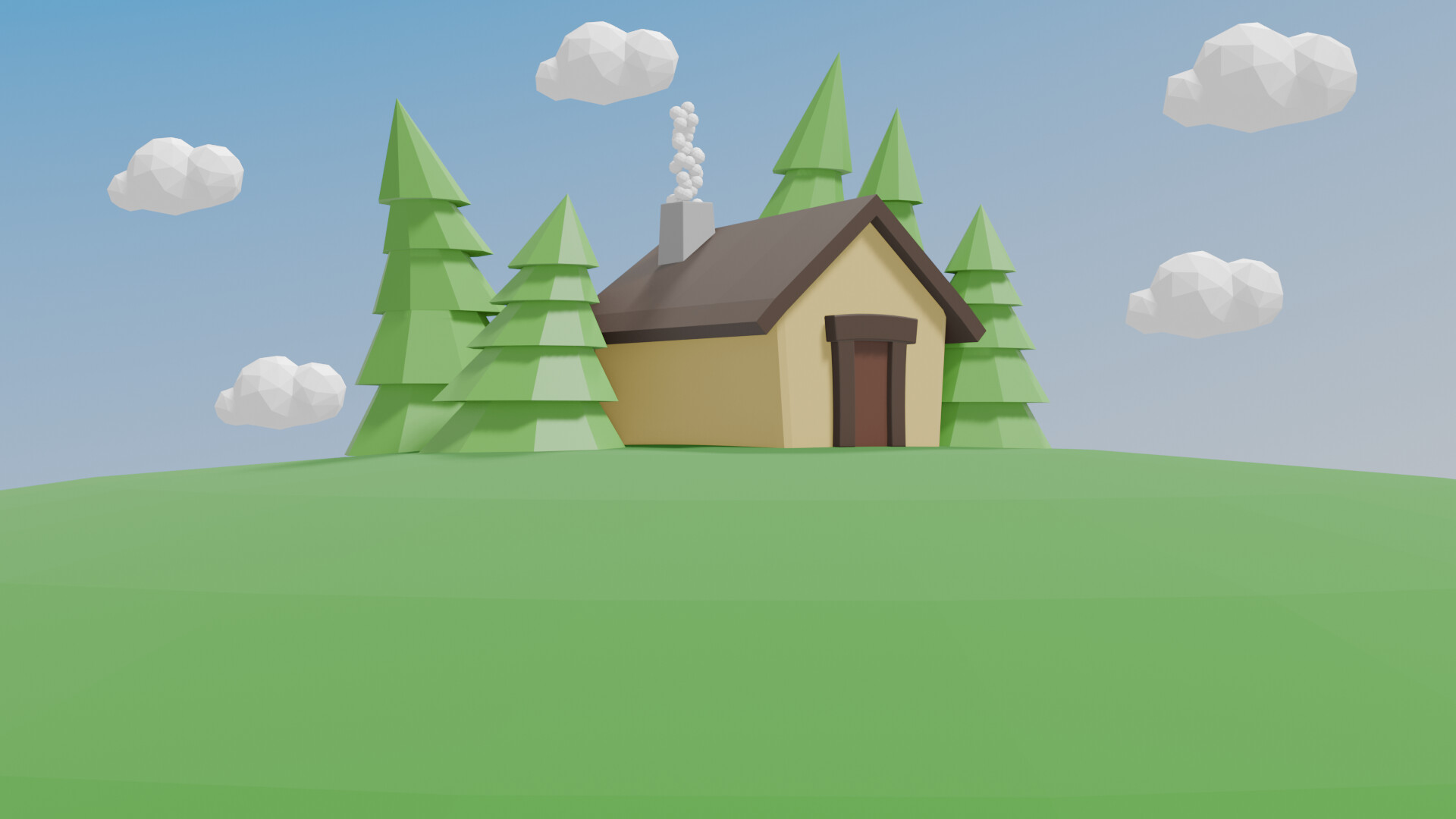 ArtStation - Low Poly House