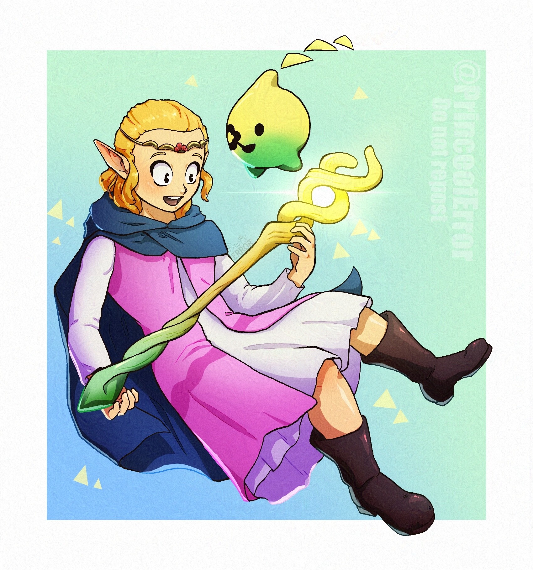 ArtStation - Echoes of Wisdom Revealed! | Princess Zelda and the fairy Tri